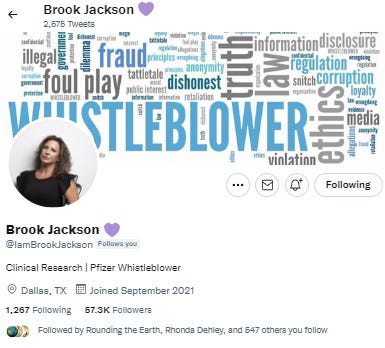 Brook Jackson Fraud Suit News - by Mathew Crawford