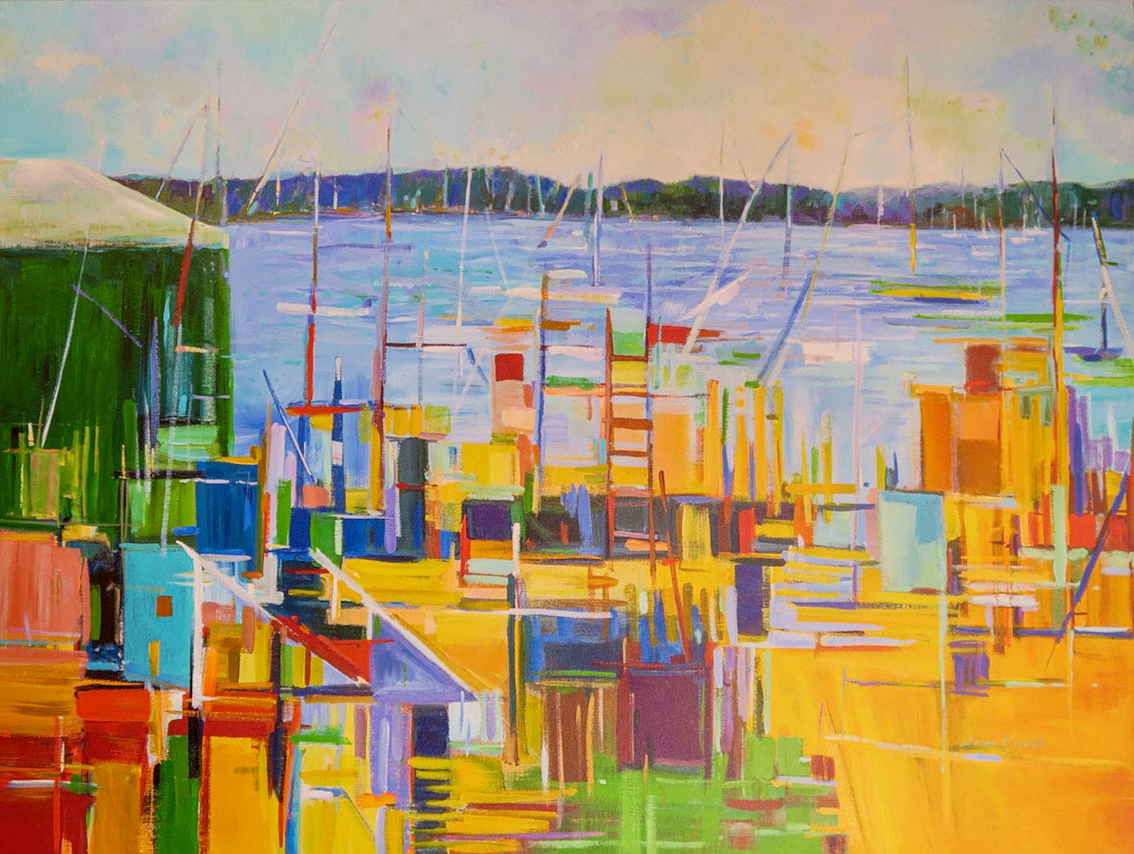 Loren Doucette, painter - by Amy Allen - Palate & Palette
