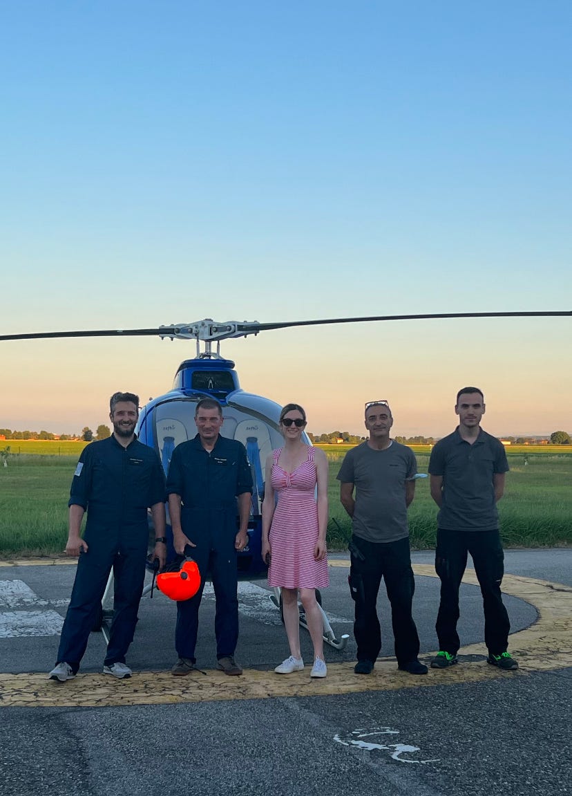 First woman to fly the Curti Zefhir | Cosy Life