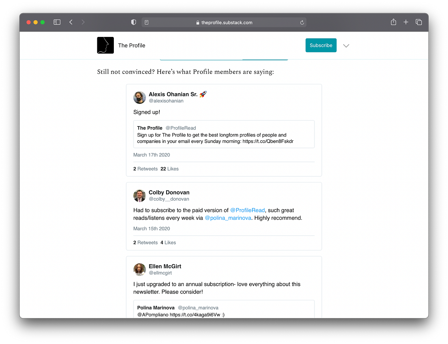 How consistency over time helped The Profile build its readership