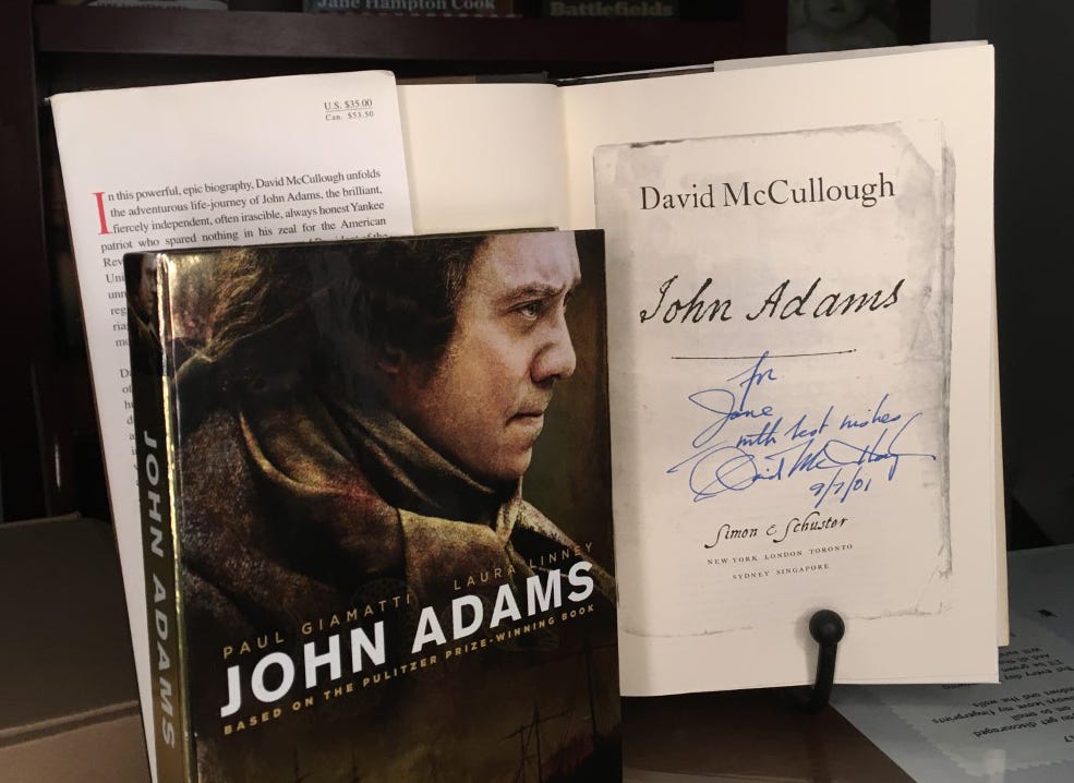 Remembering John Adams's David McCullough