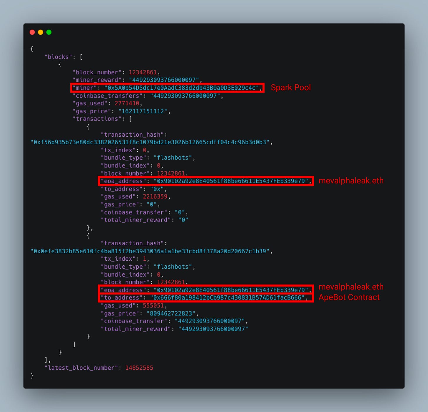 MEV 1.1 — Teletype
