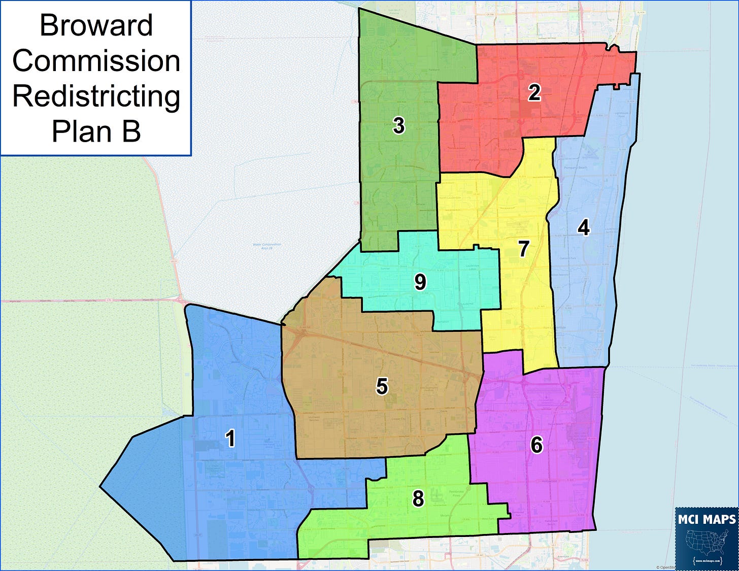 Issue #19: Broward's Commission Redistricting Drafts are Live