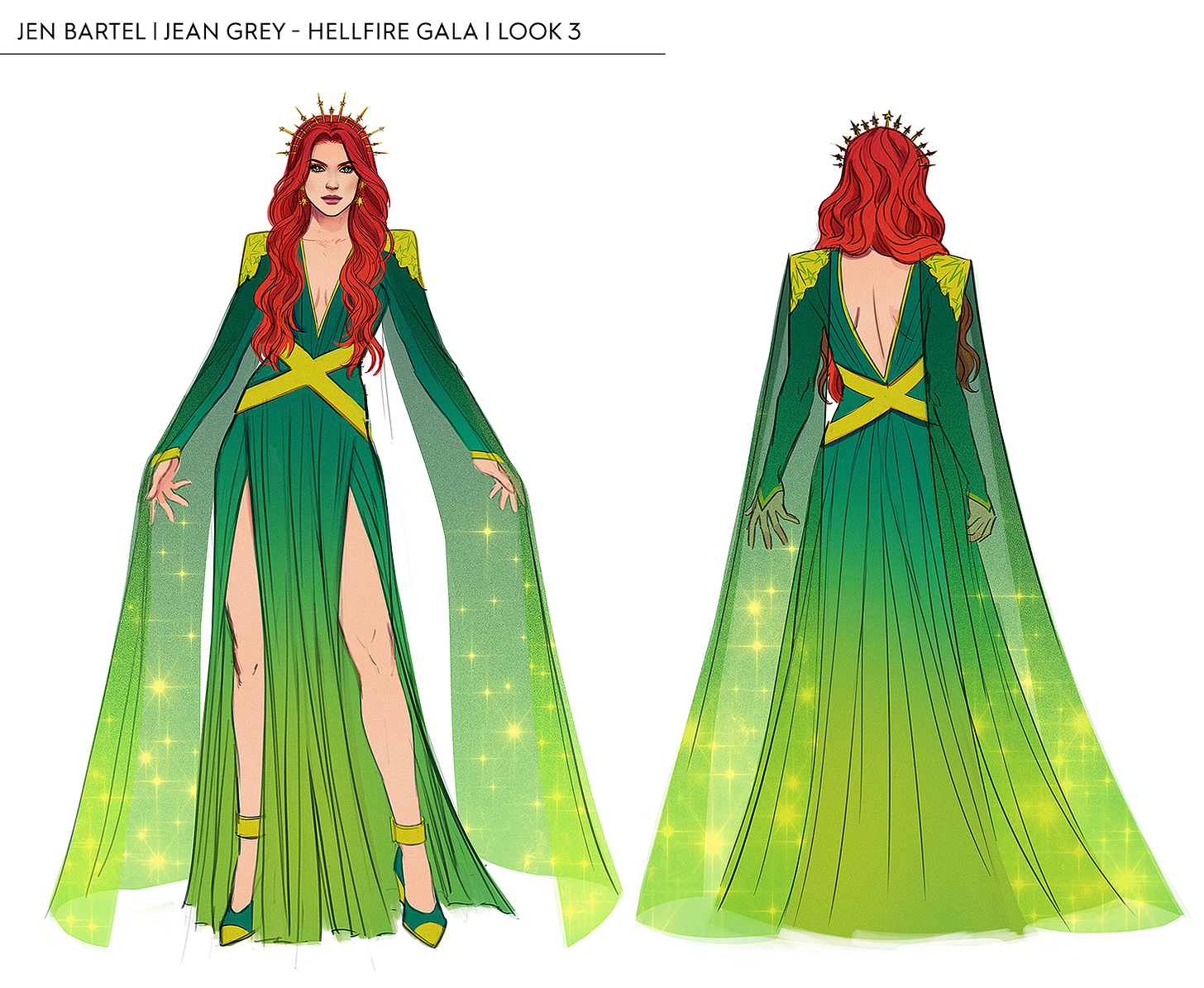 Jean Grey for Hellfire Gala 🔥 - by Jen Bartel
