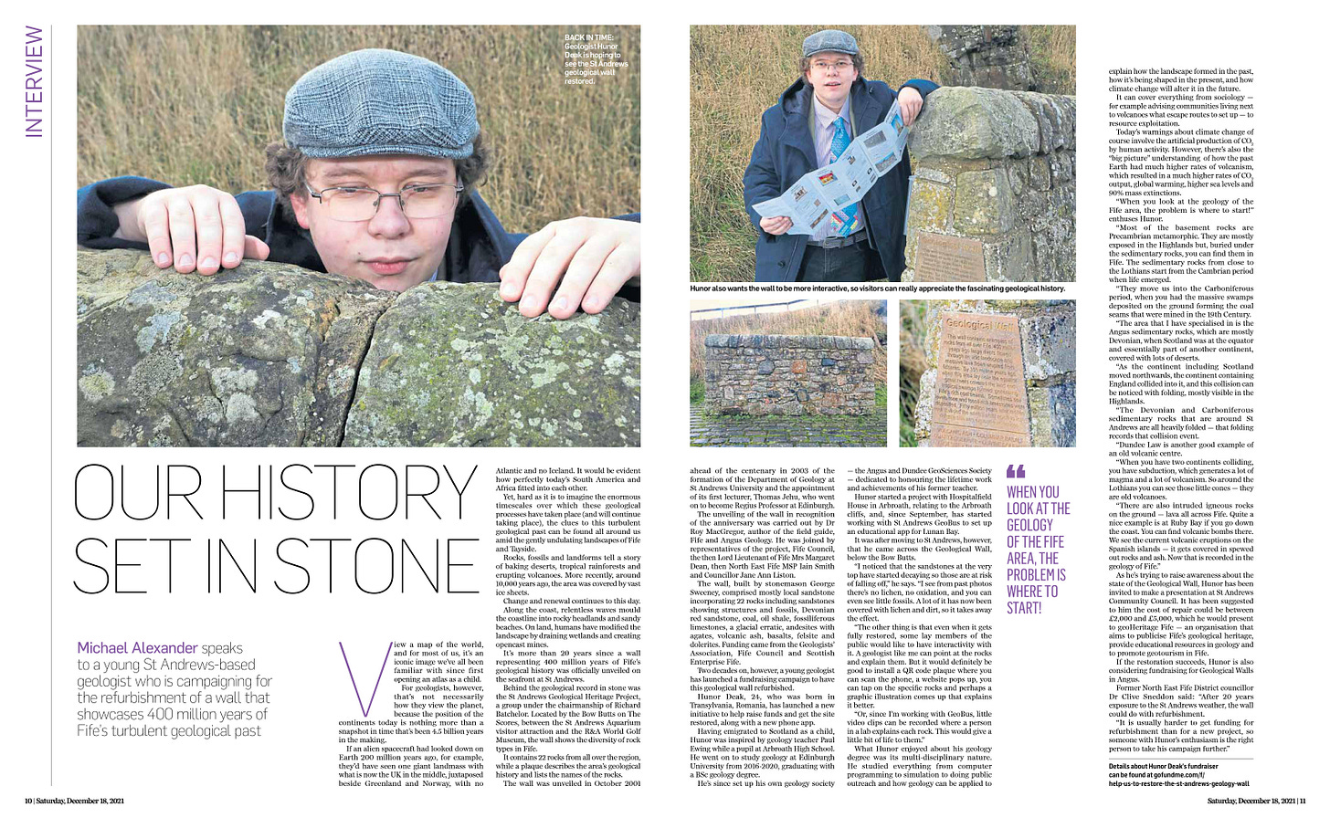 Introducing the Angus and Dundee GeoSciences Society (Scotland, UK)