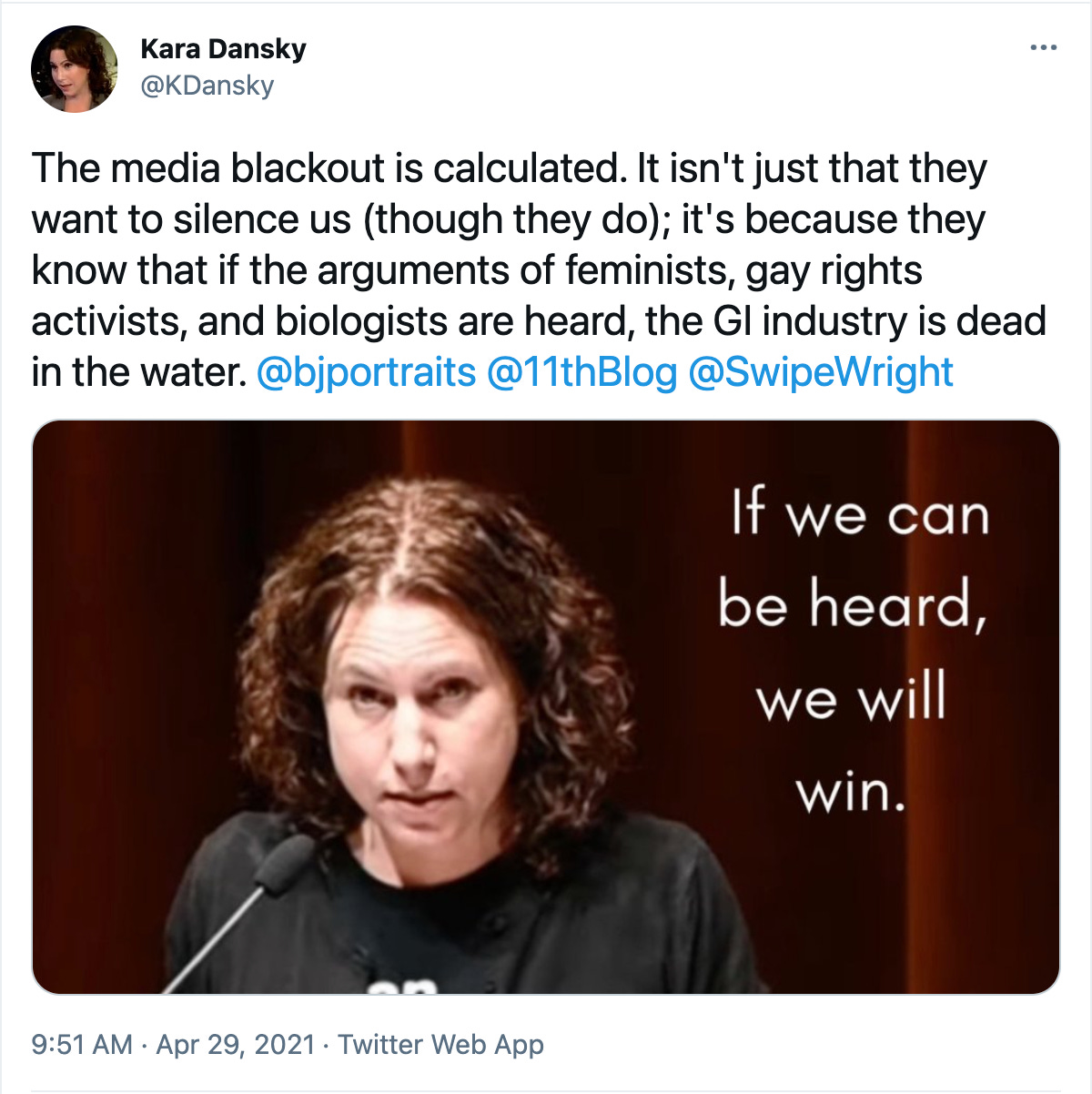 LET WOMEN SPEAK DC - Kara Dansky's Substack