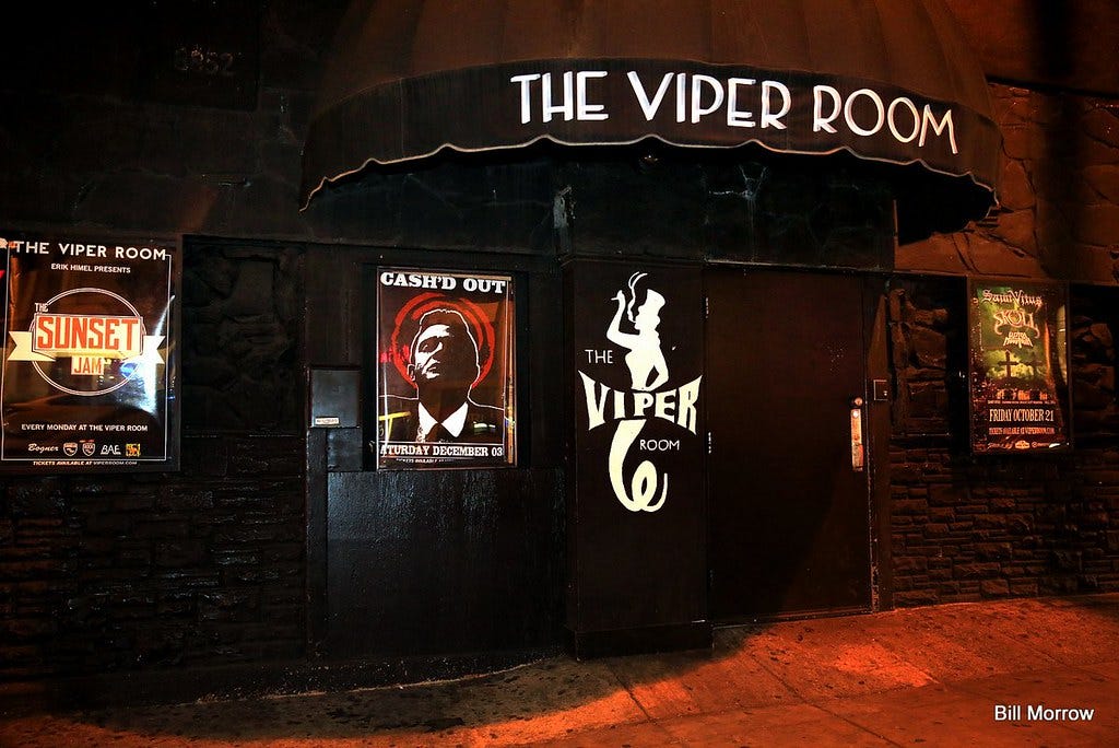 The Viper Room Famous for Death, Big Breaks, Violence and Last Performances
