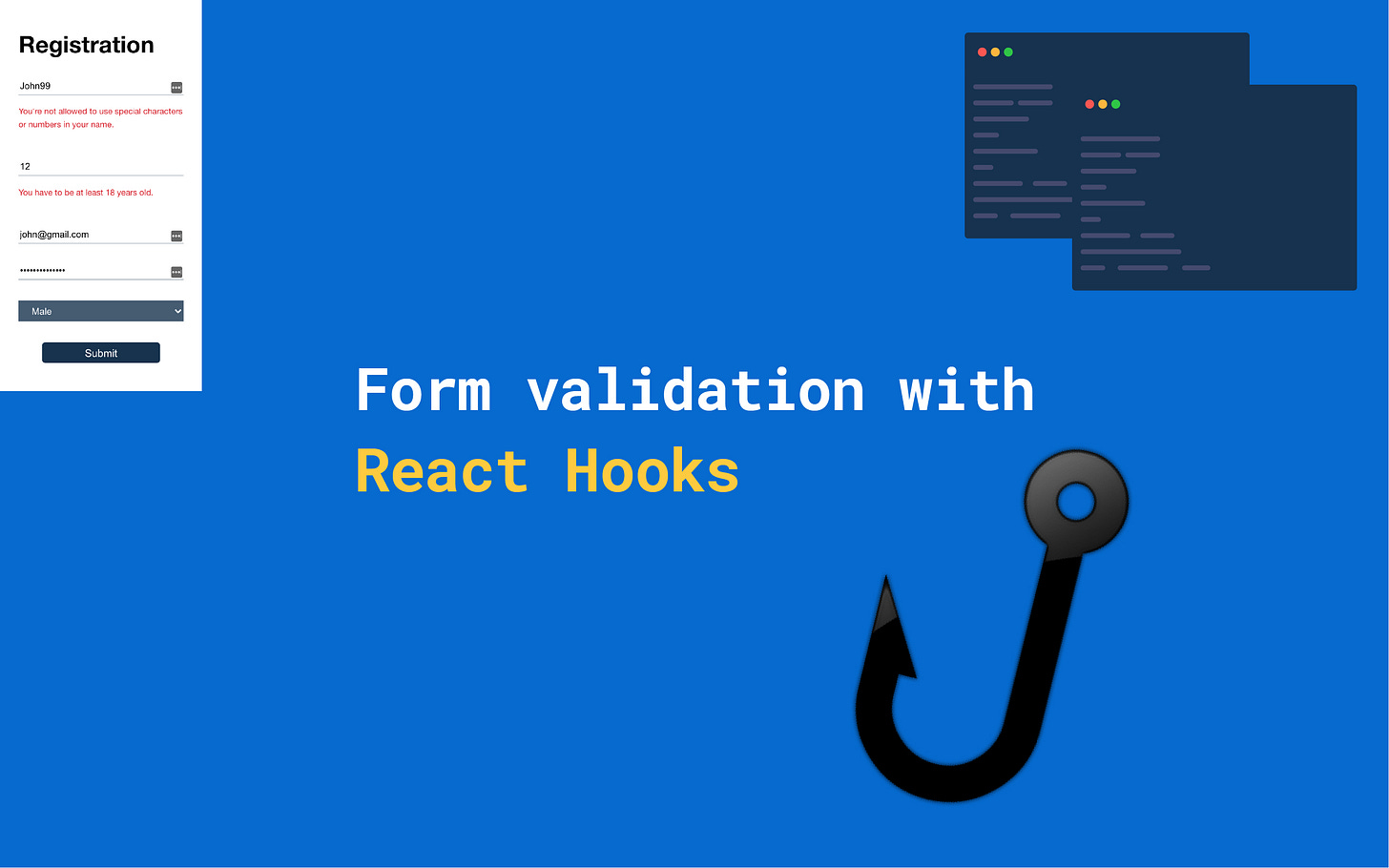 🎣 Form Validation With React Hooks Without A Library The Complete Guide