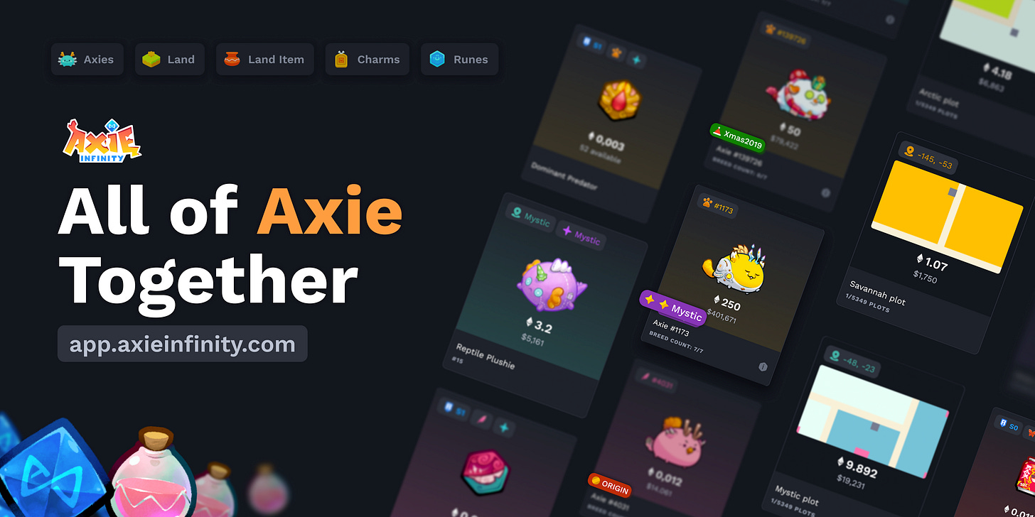 App.axie Is Here! - by Axie Infinity - The Lunacian