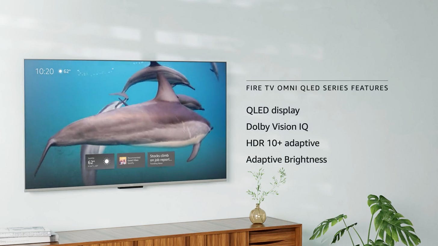 Amazon Fire TV Omni QLED: $799 rival to Samsung's Frame TV in 65 and 75 inches