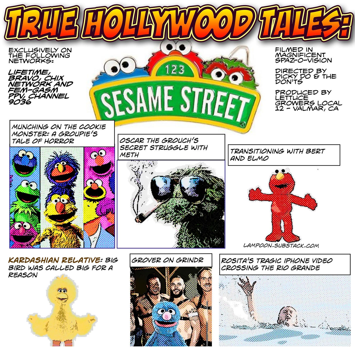 TRUE HOLLYWOOD TALES: Sesame Street - by The Lampoon