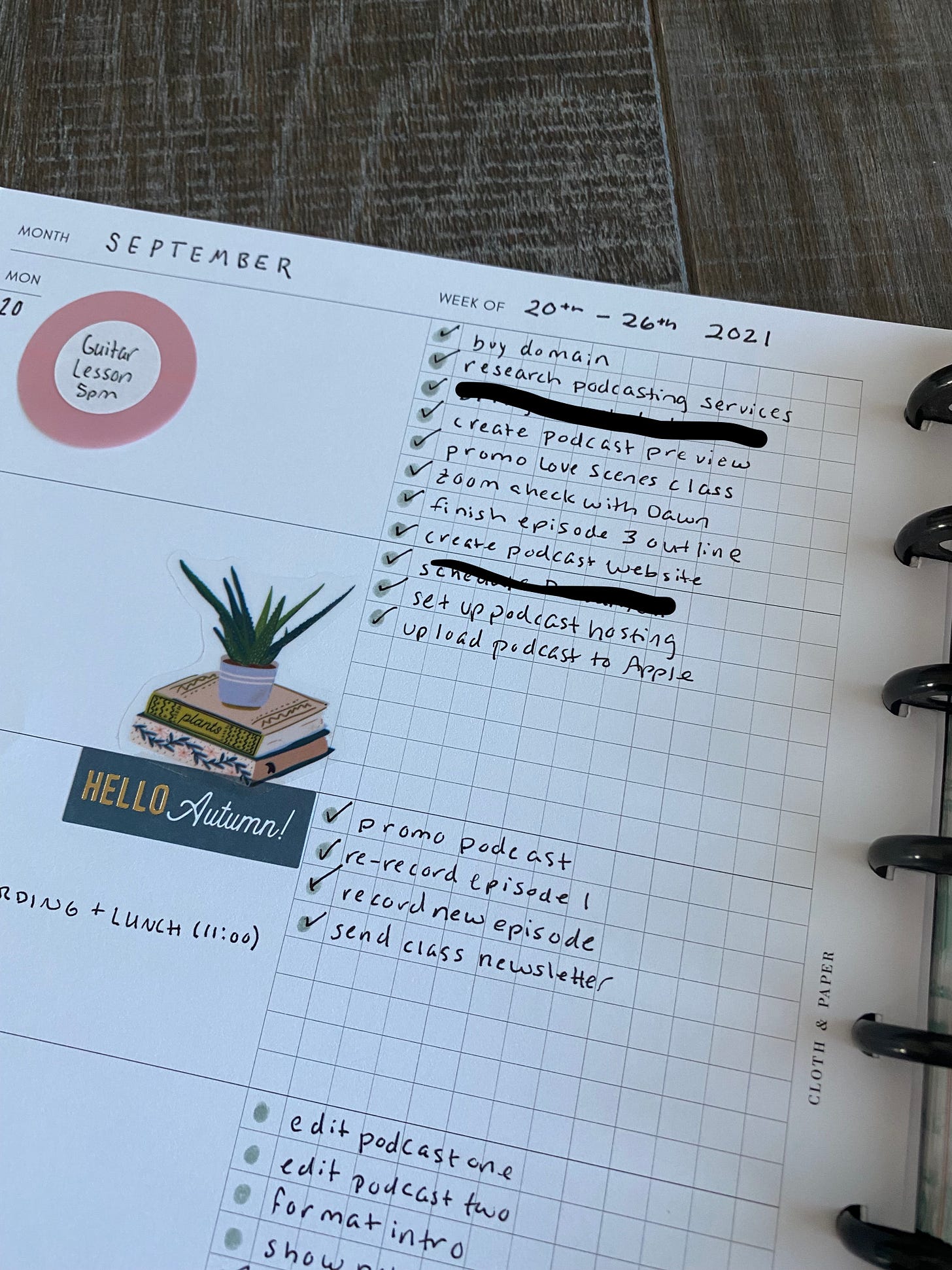 All the planners + another great movie