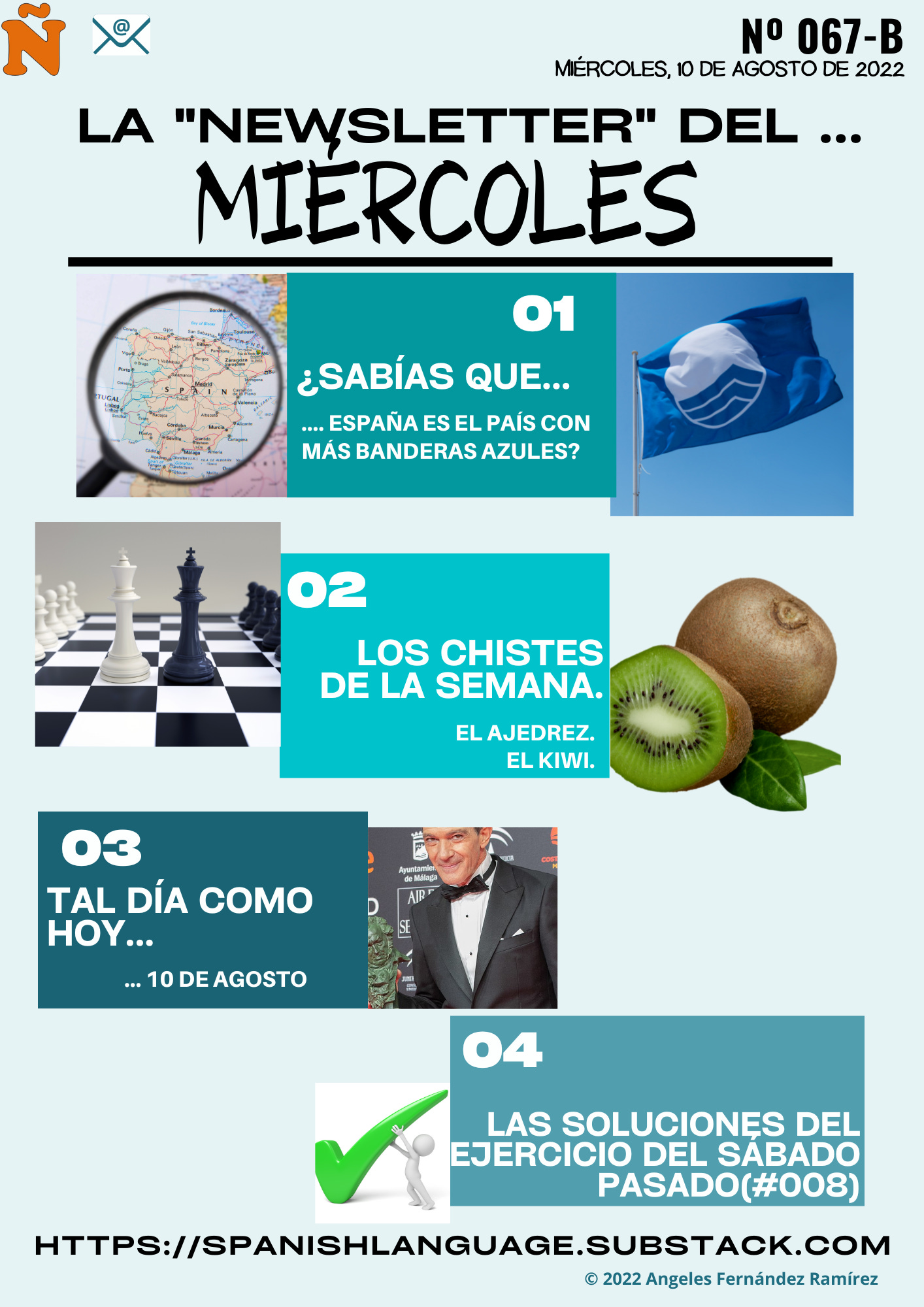 Wednesday’s Spanish Language Newsletter! (067-B)