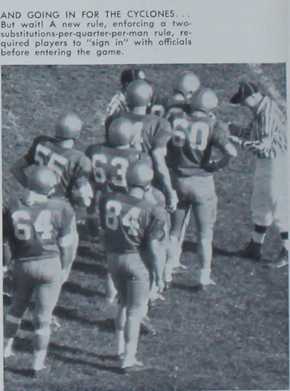 Substitution Rules and Football's Evolution