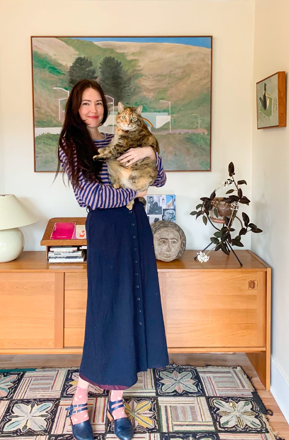 At home in Portland, Oregon with Rachel Corry