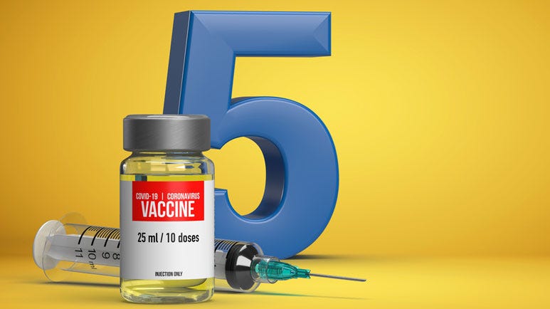 Fifth COVID Shot Recommended Without Safety or Efficacy Data