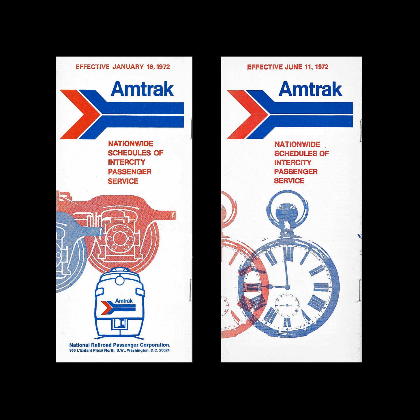 Amtrak, 1971 – Logo Histories - by Poppy Thaxter