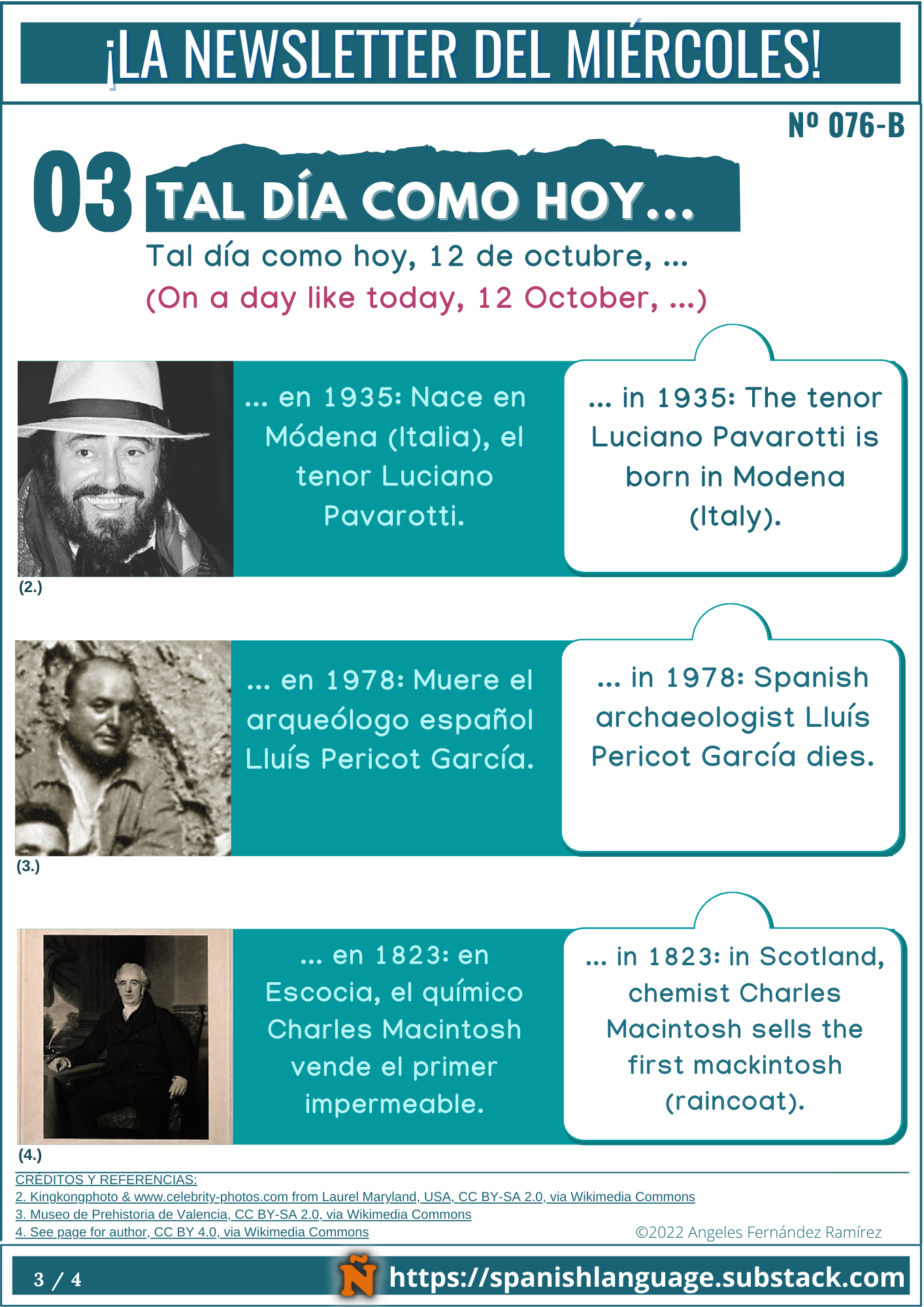 📖Wednesday’s Spanish Language Newsletter! (076-B)