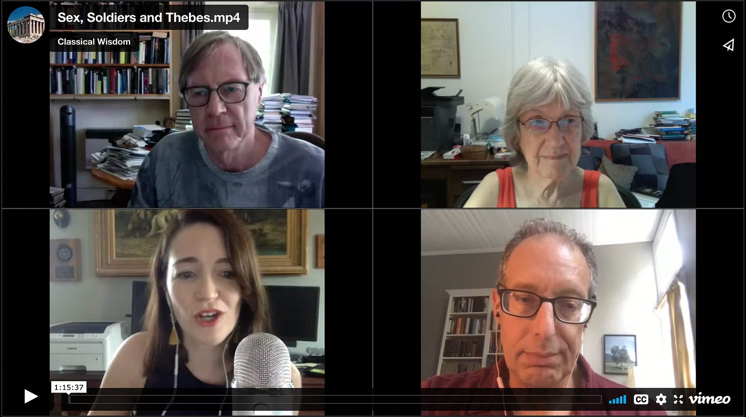 Sex, Soldiers and Thebes - Classical Wisdom