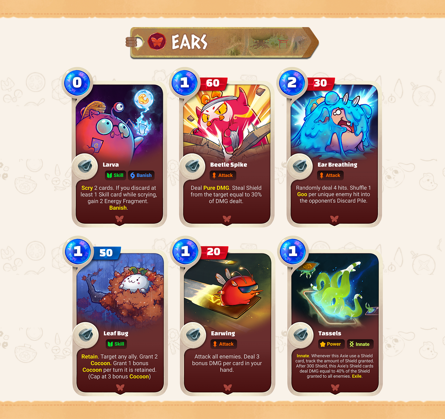 S2 Bug Card Leeks! - by Axie Infinity - The Lunacian