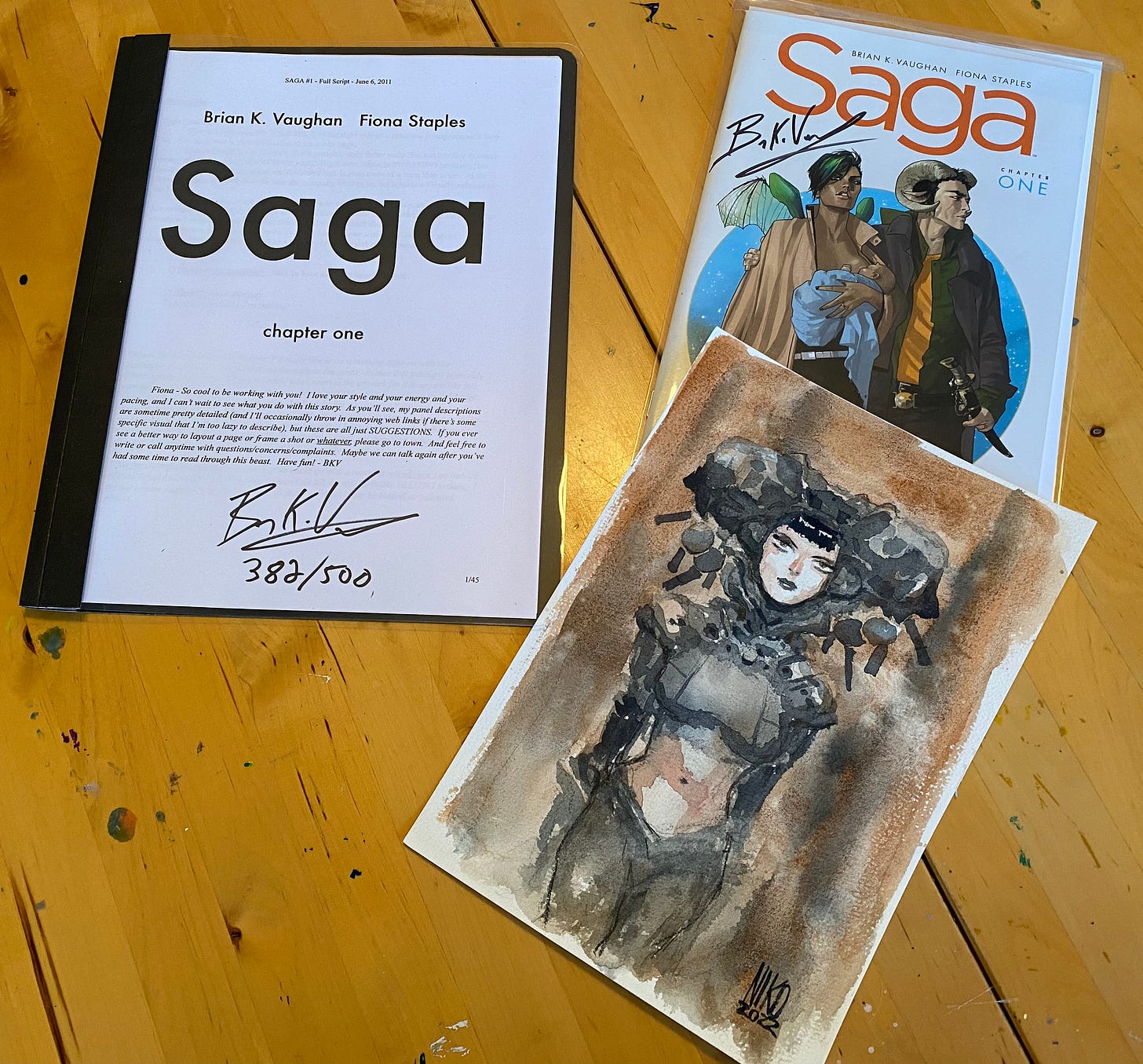 SPECTATORS - The First 100 Pages - by Brian K. Vaughan