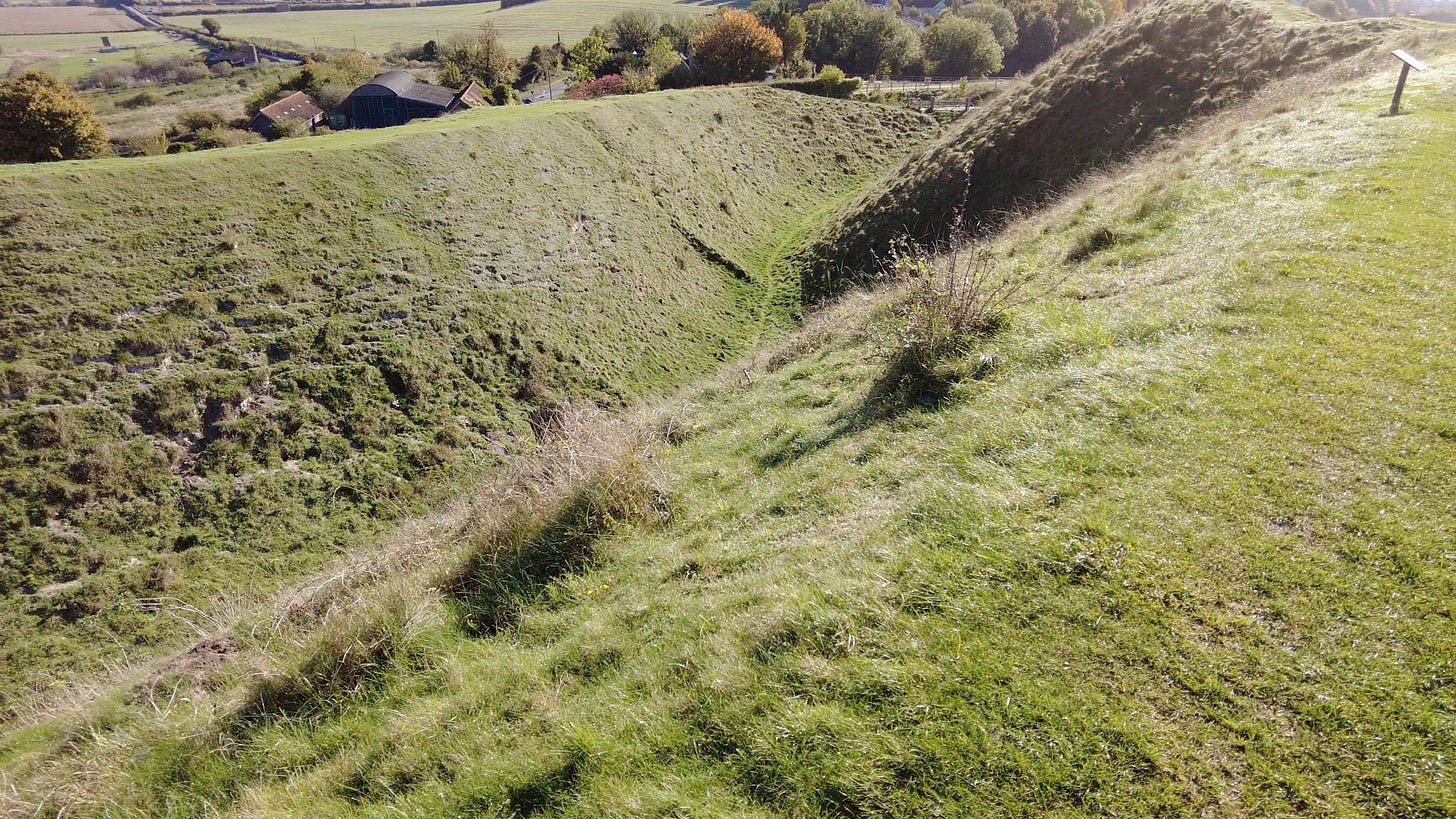 The History of Old Sarum Castle - by Roland Millward