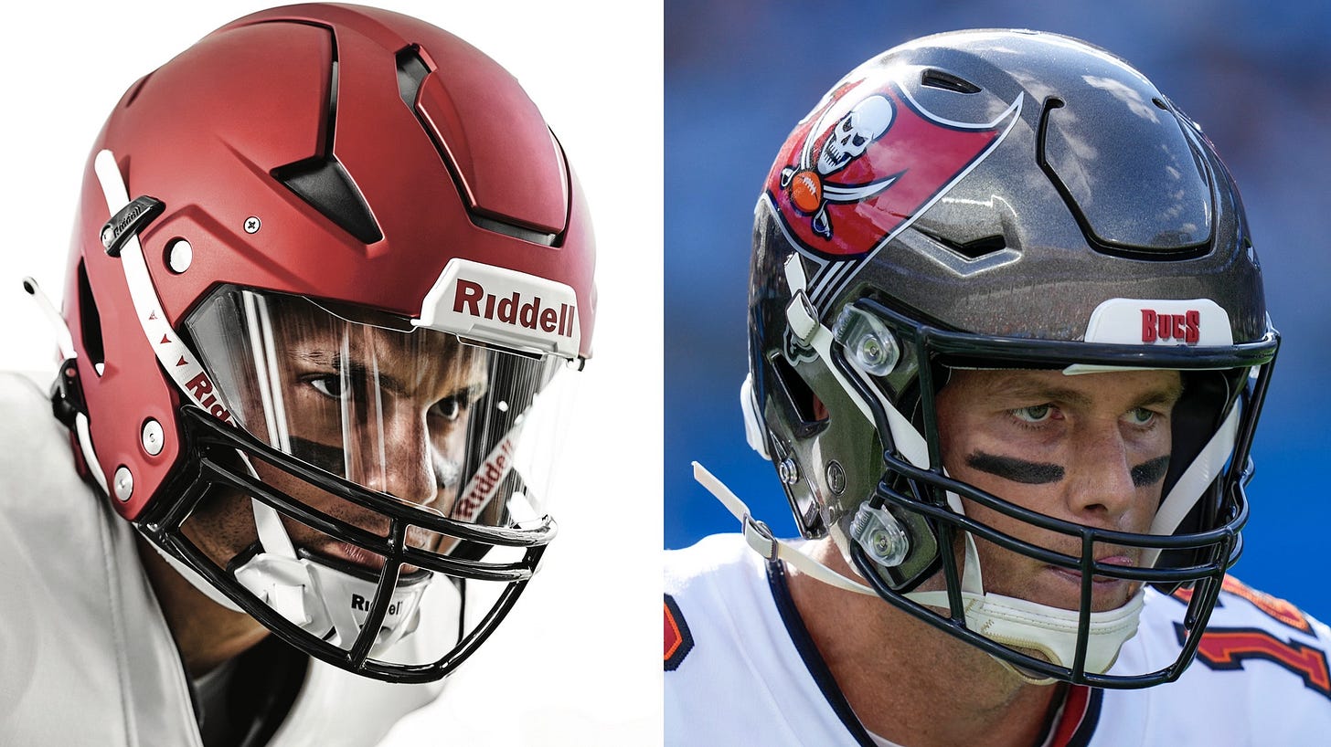 The Most Technologically Advanced Football Helmet Ever (for now)