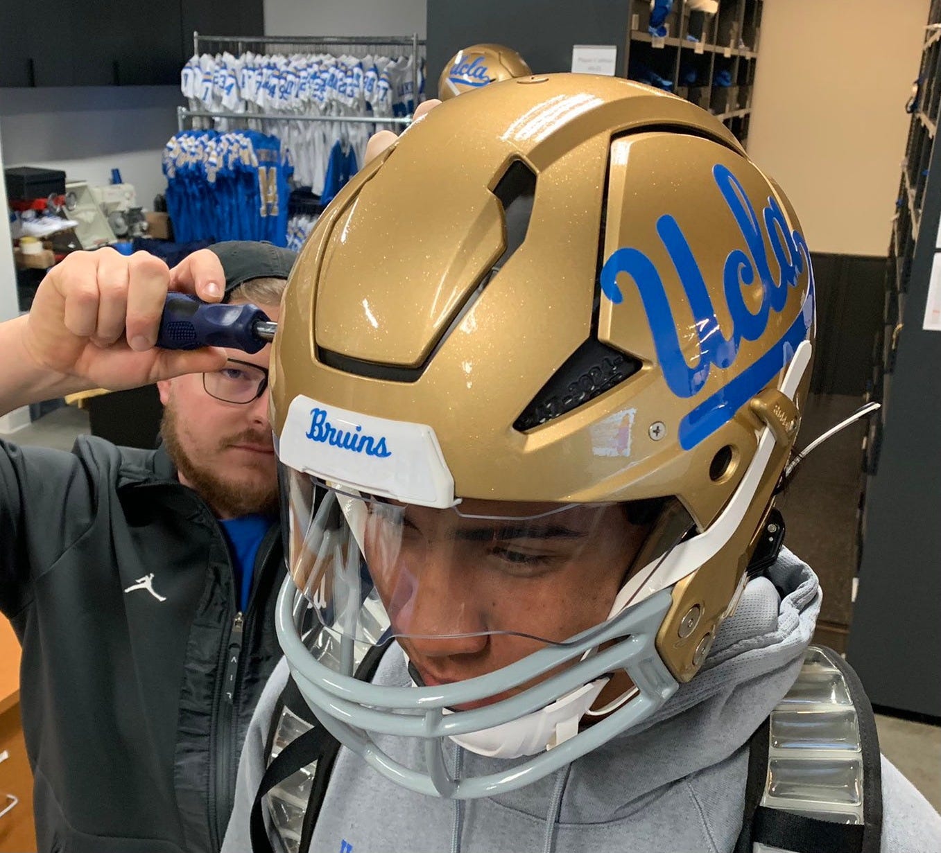 The Most Technologically Advanced Football Helmet Ever (for now)