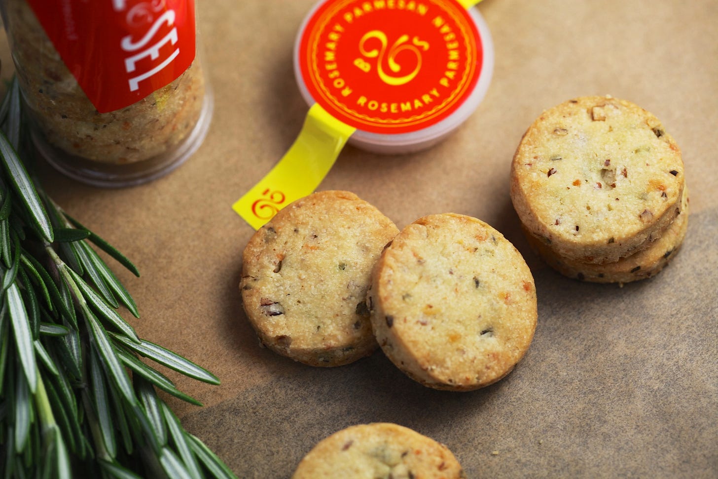 Rosemary-Parmesan Cookies, adults only - by Dorie Greenspan