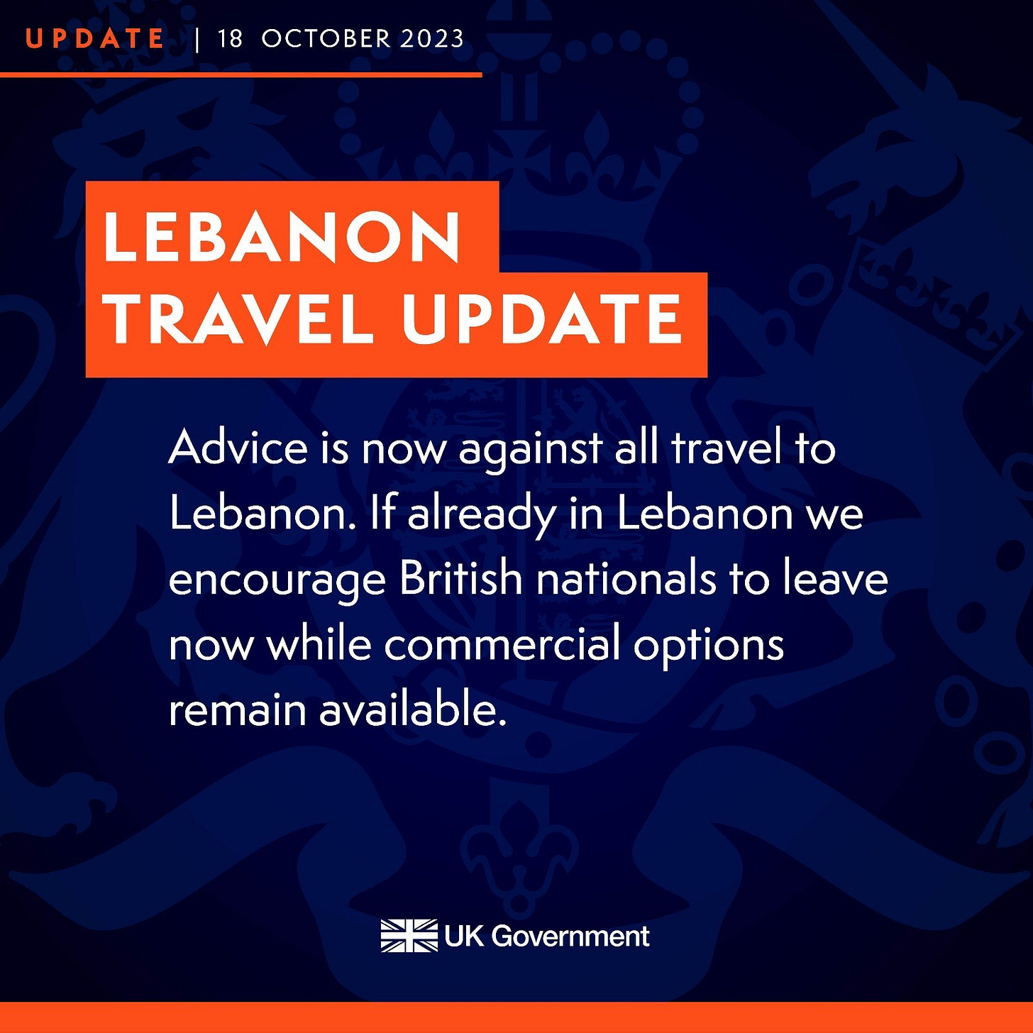 Foreign travel advice Lebanon - FCDO advises against all travel to Lebanon
