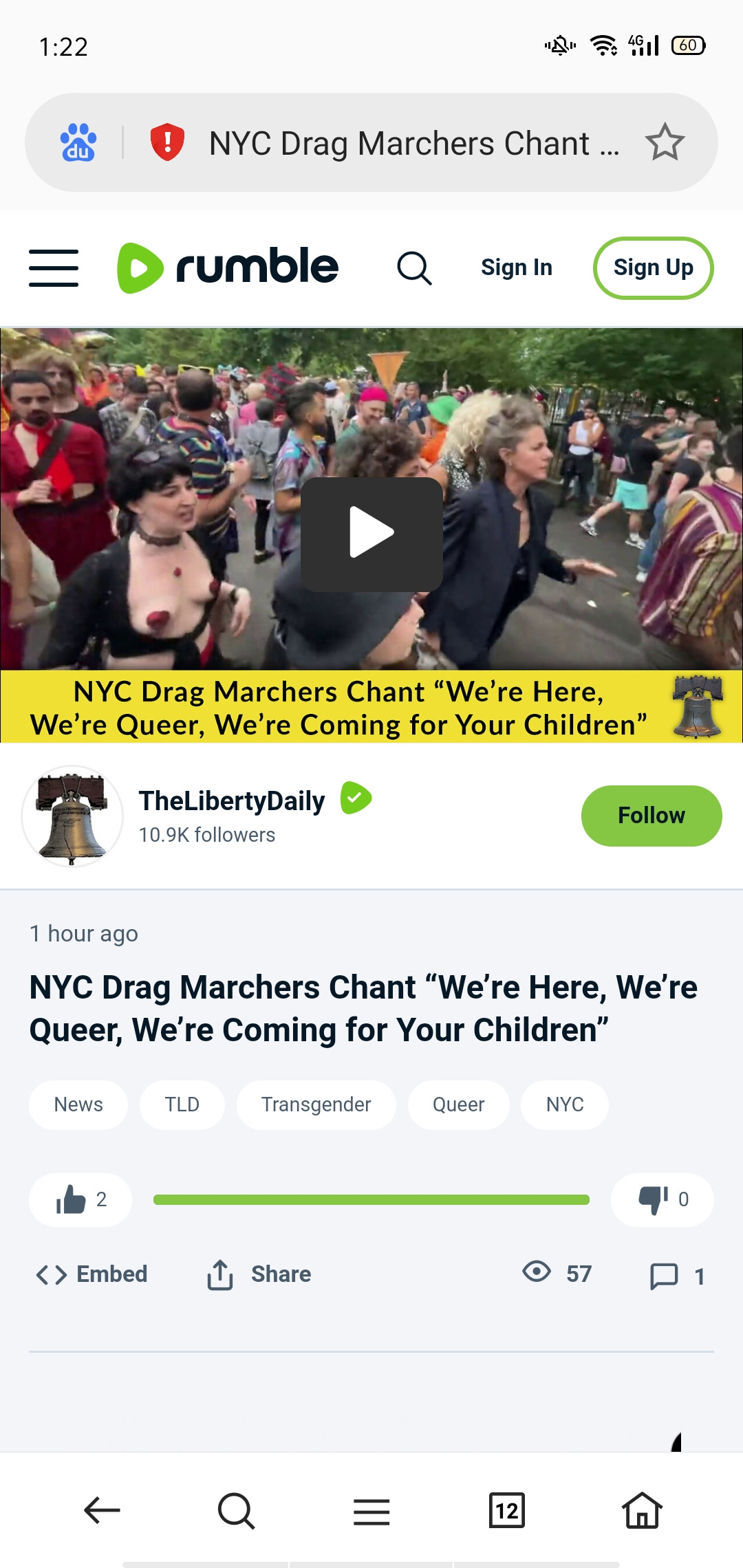 "We're Here, We're Queer, We're Coming for Your Children"