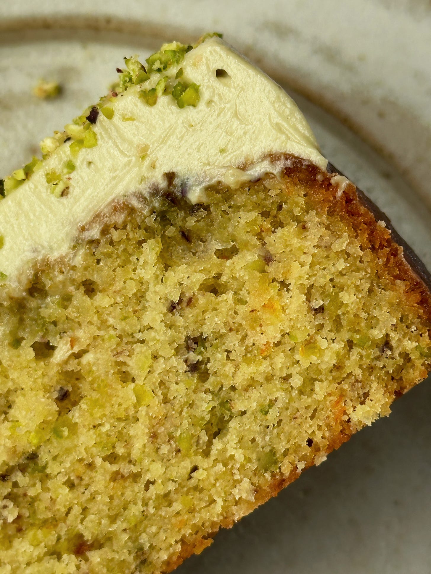 Pistachio, Orange & Ricotta Cake - by Benjamina Ebuehi