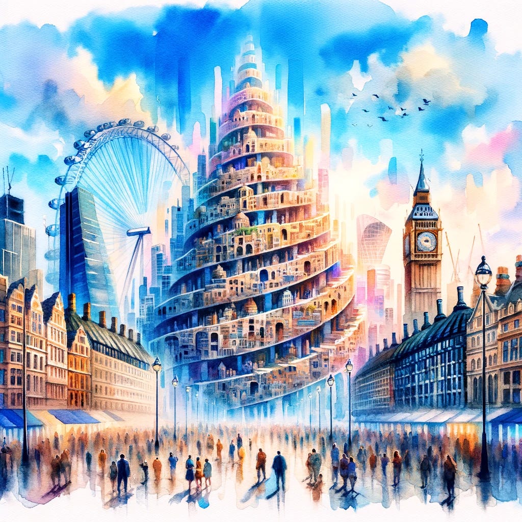 London, please love yourself. - by Alex Kaschuta