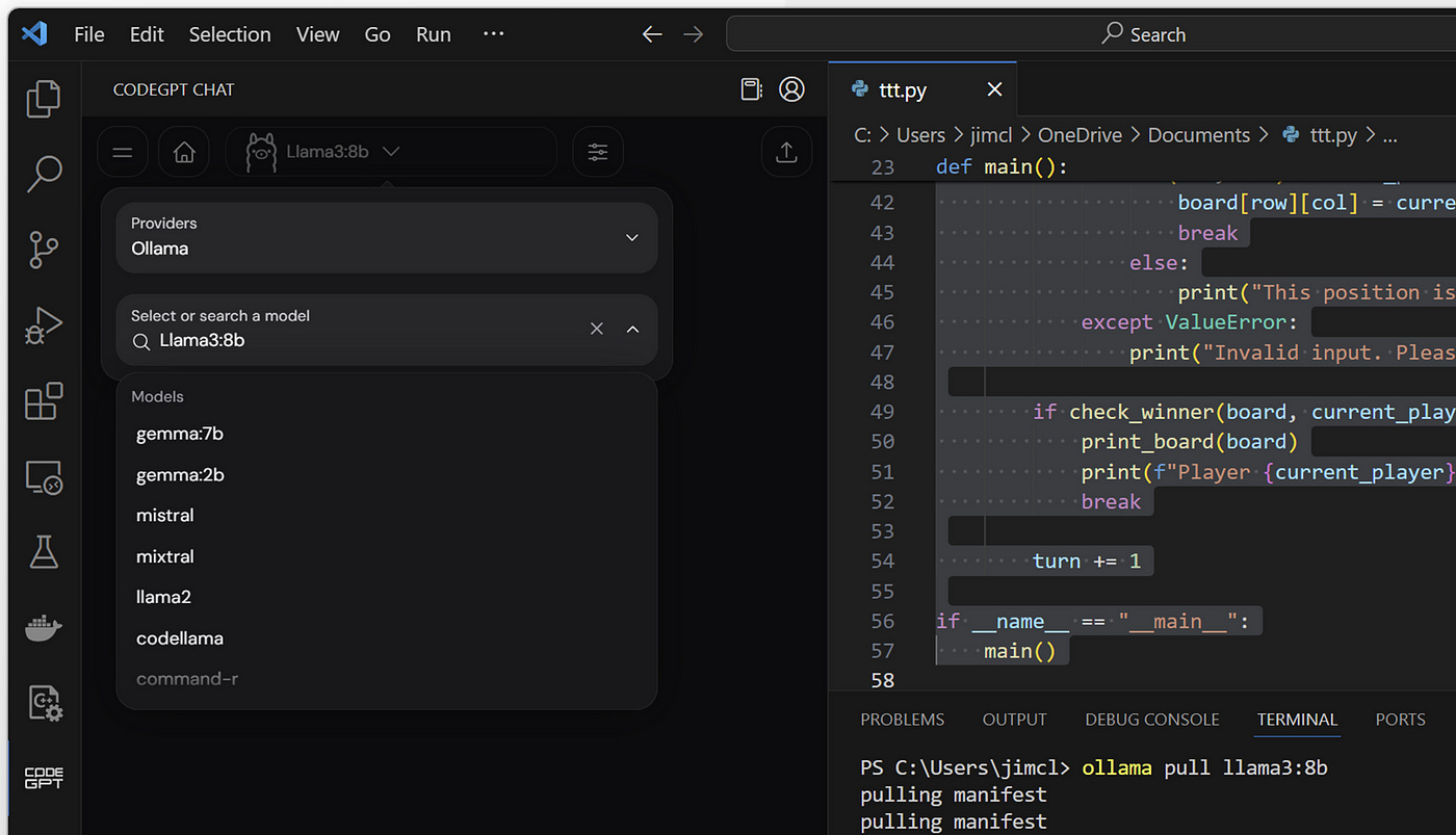 Run Llama 3 In Visual Studio Code For FREE : A Step-By-Step Guide
