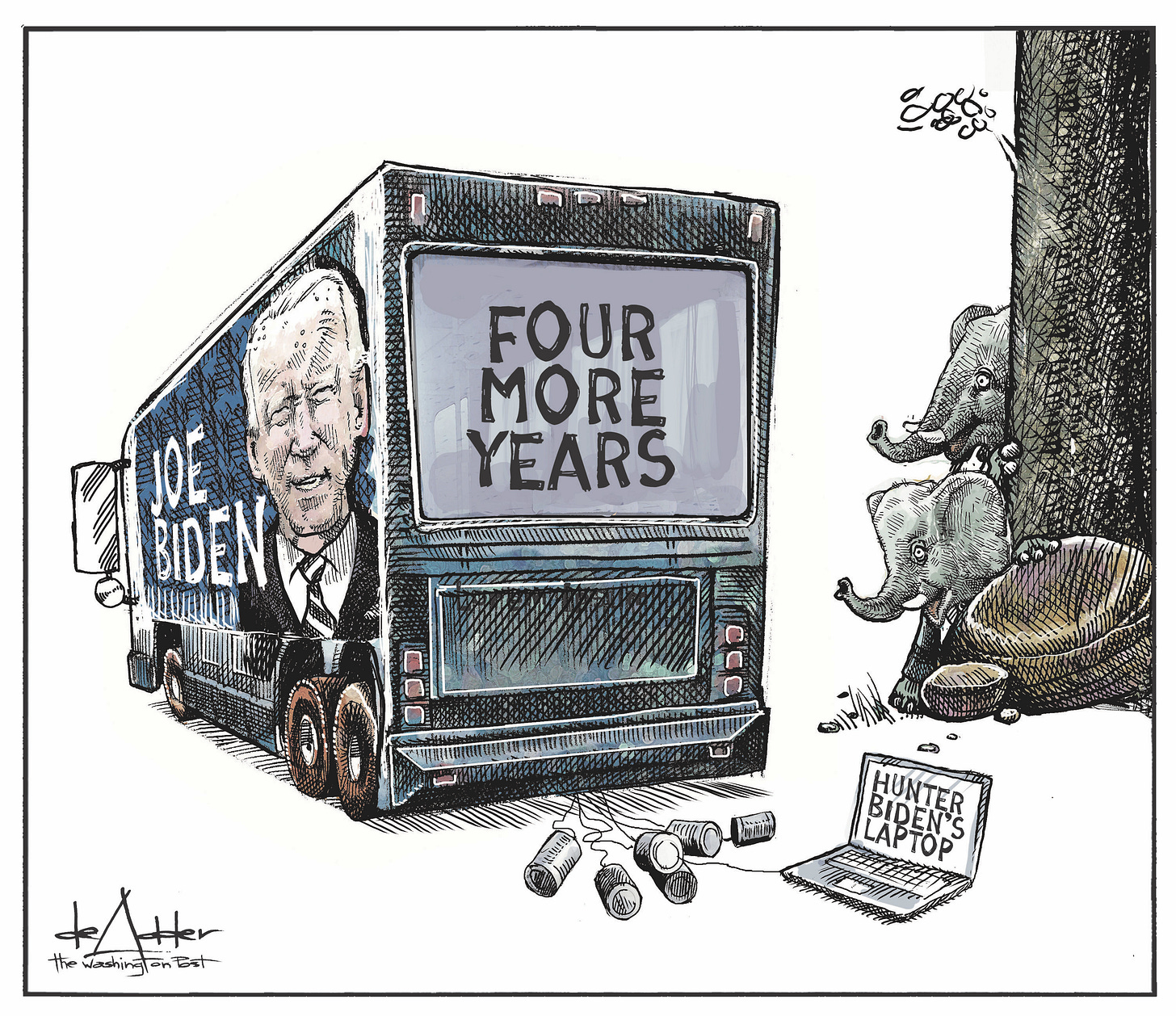 THE deEP STATE : The political artwork of Michael de Adder | Substack