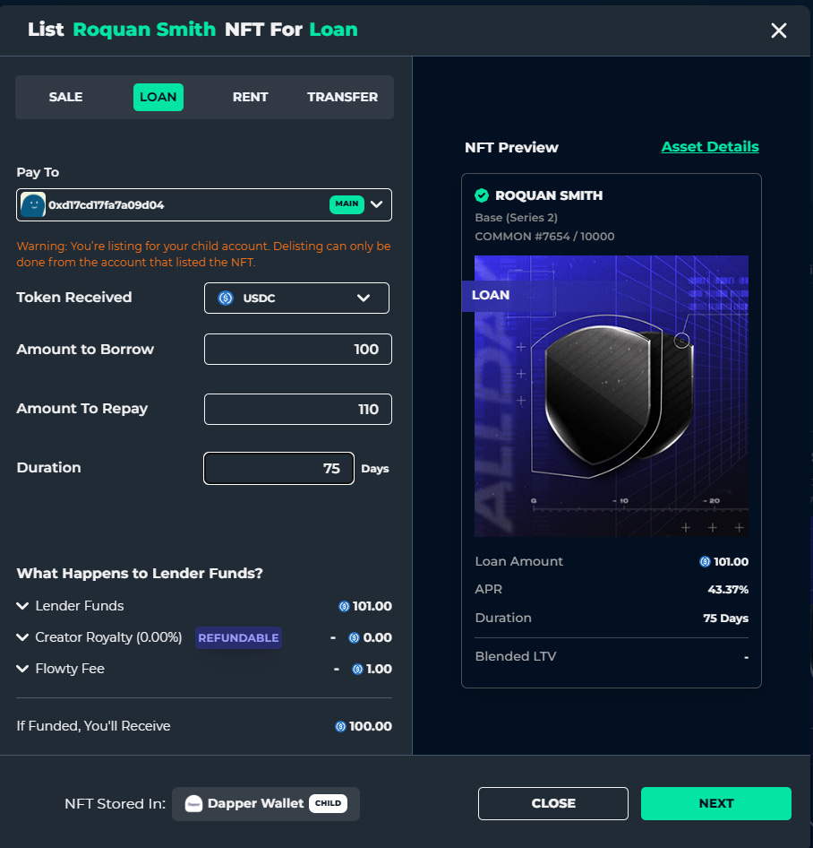 Account Linking on Flowty - by Flowty.io - Flowty