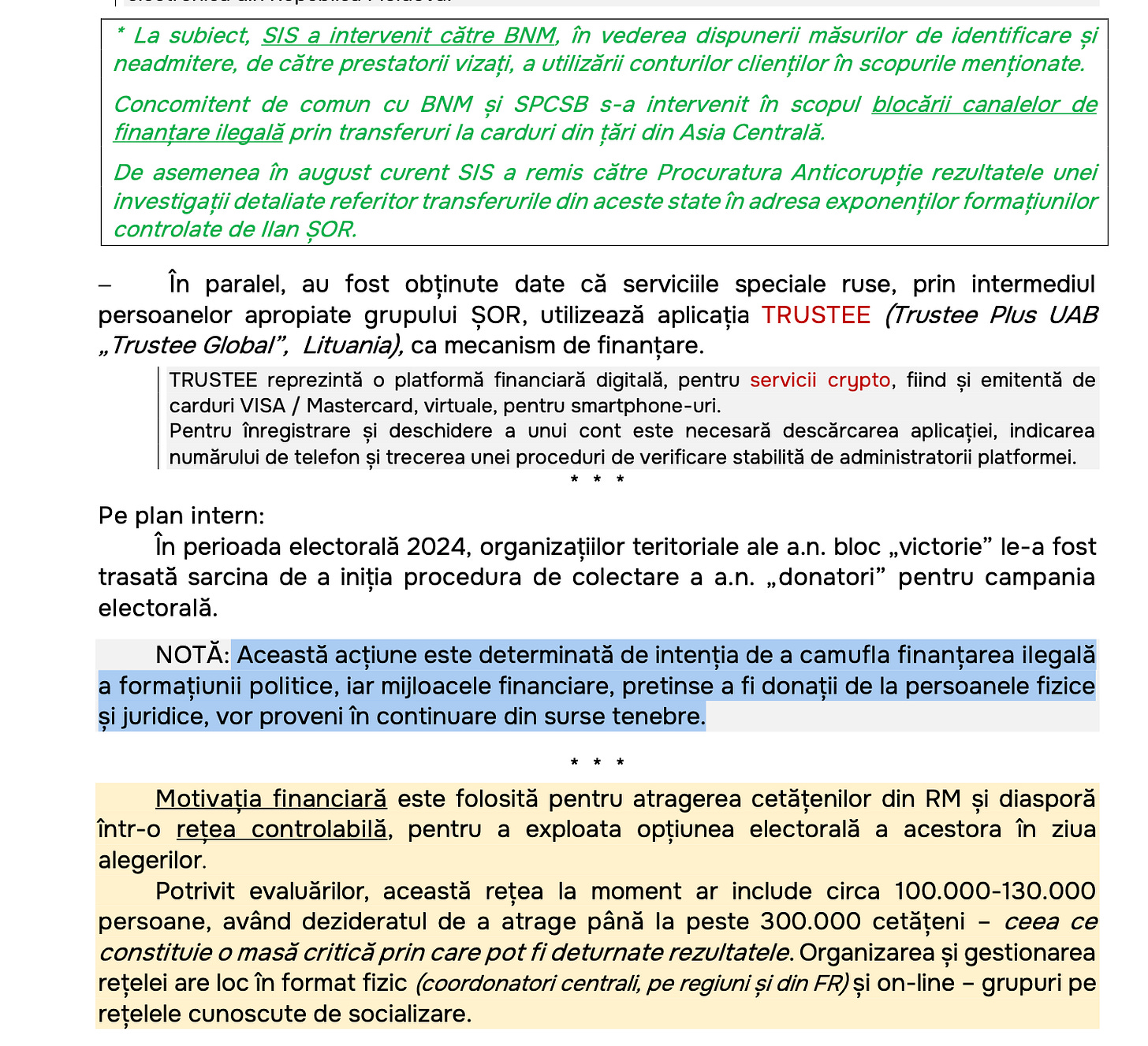 Liviu Alexa: Raportul serviciului secret al Republicii Moldova pe care ...
