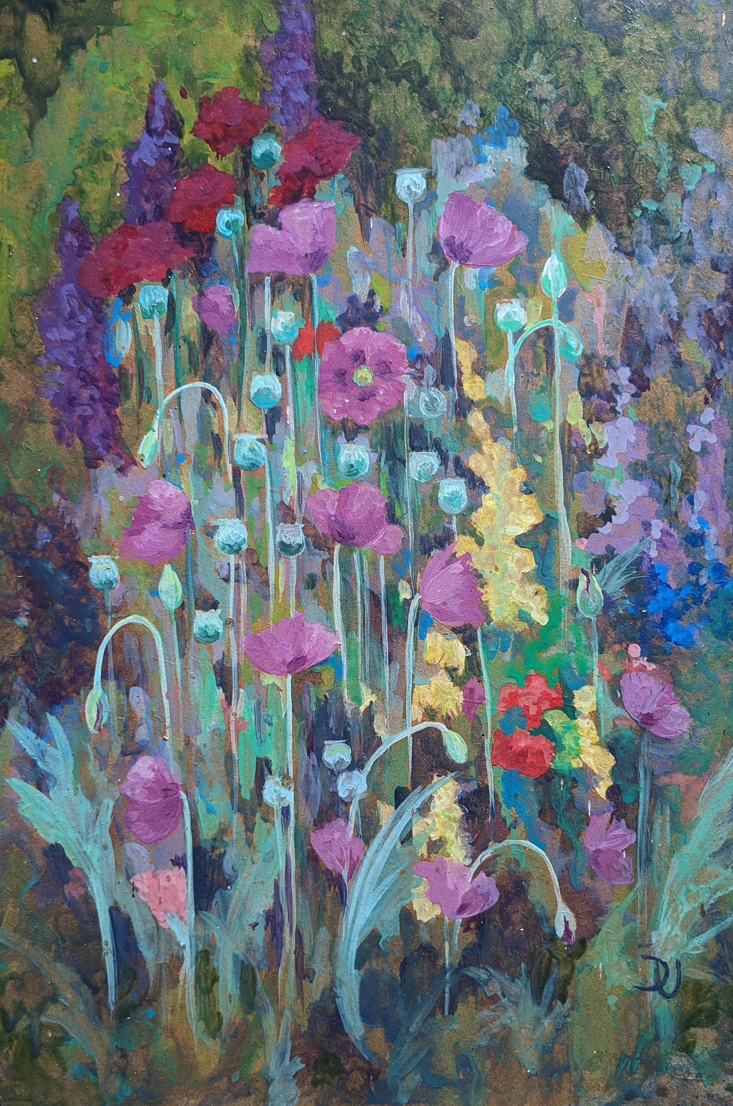 Flowering passions - by deborah vass - still sketching