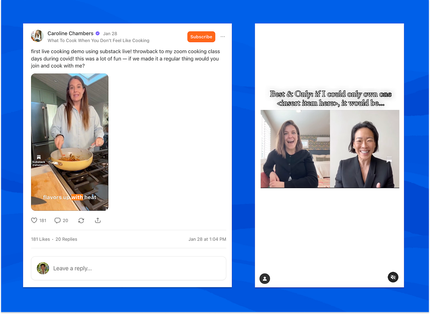 Launch your own live video show on Substack