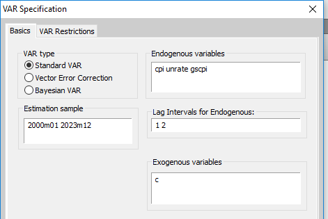 Forecasting VAR Using EViews: A Step-by-Step Guide