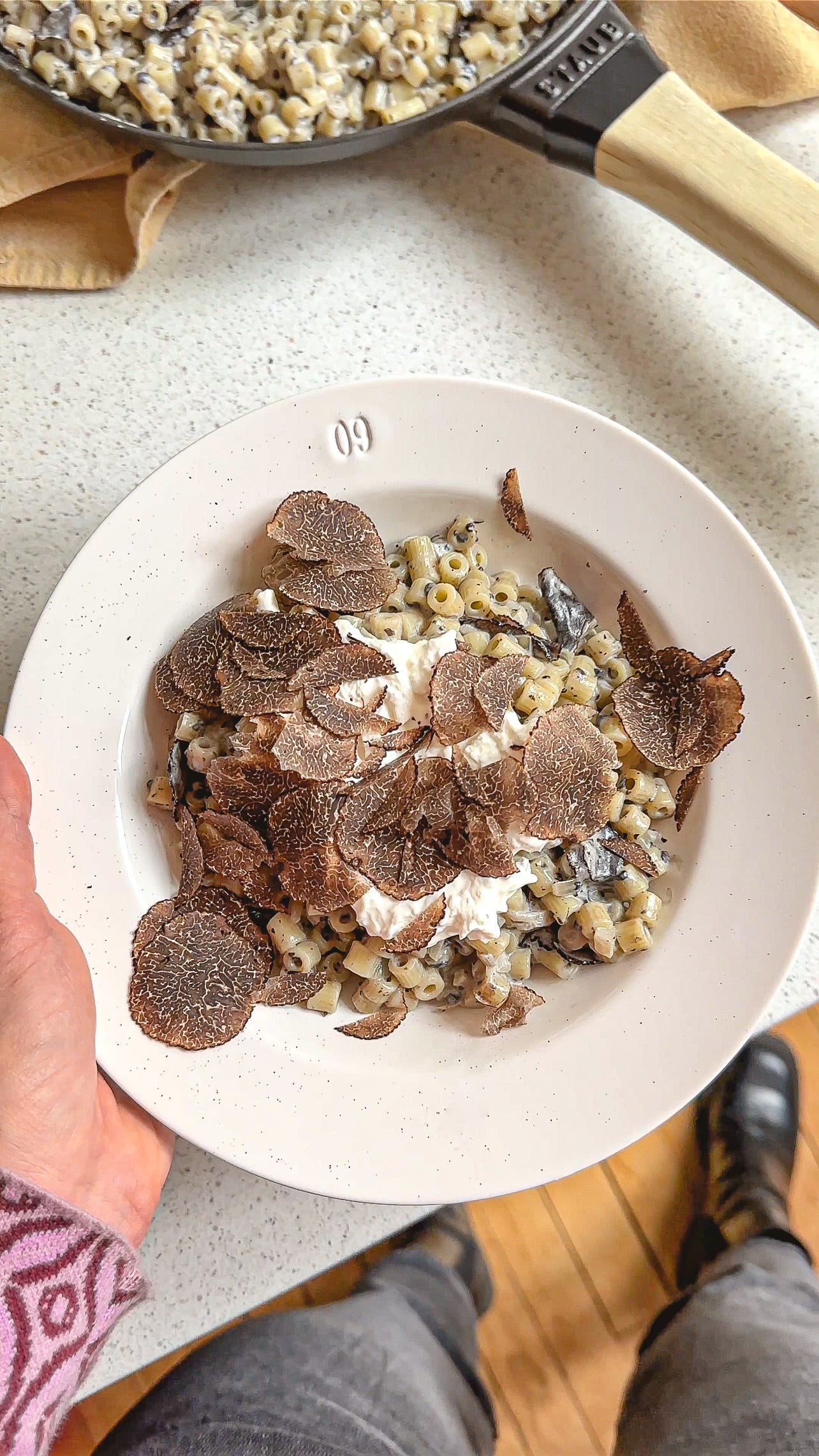 Recette Pâtes truffe burrata 🍝 - by Pazapah