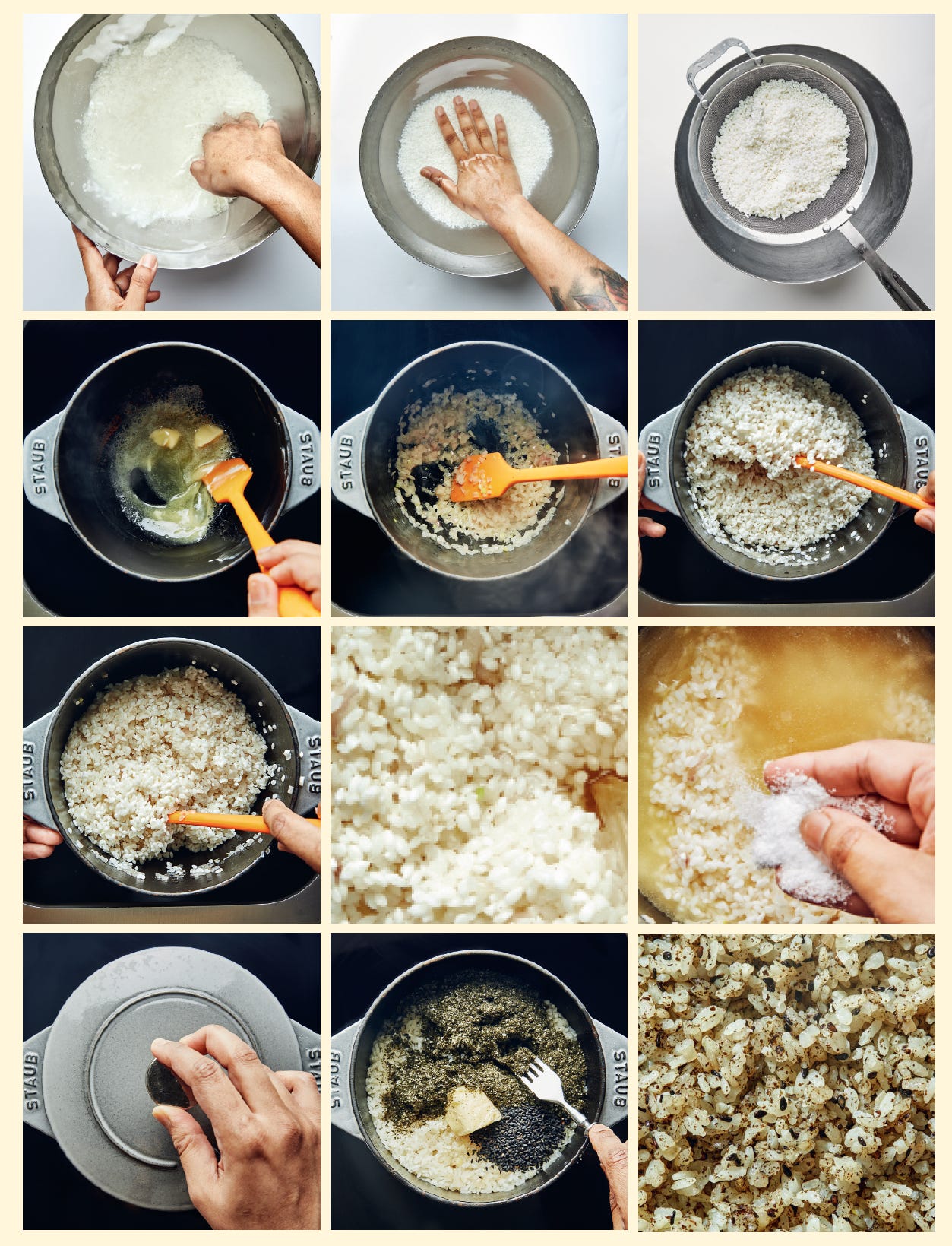 Black Sesame & Nori Rice Pilaf - by Sohla El-Waylly