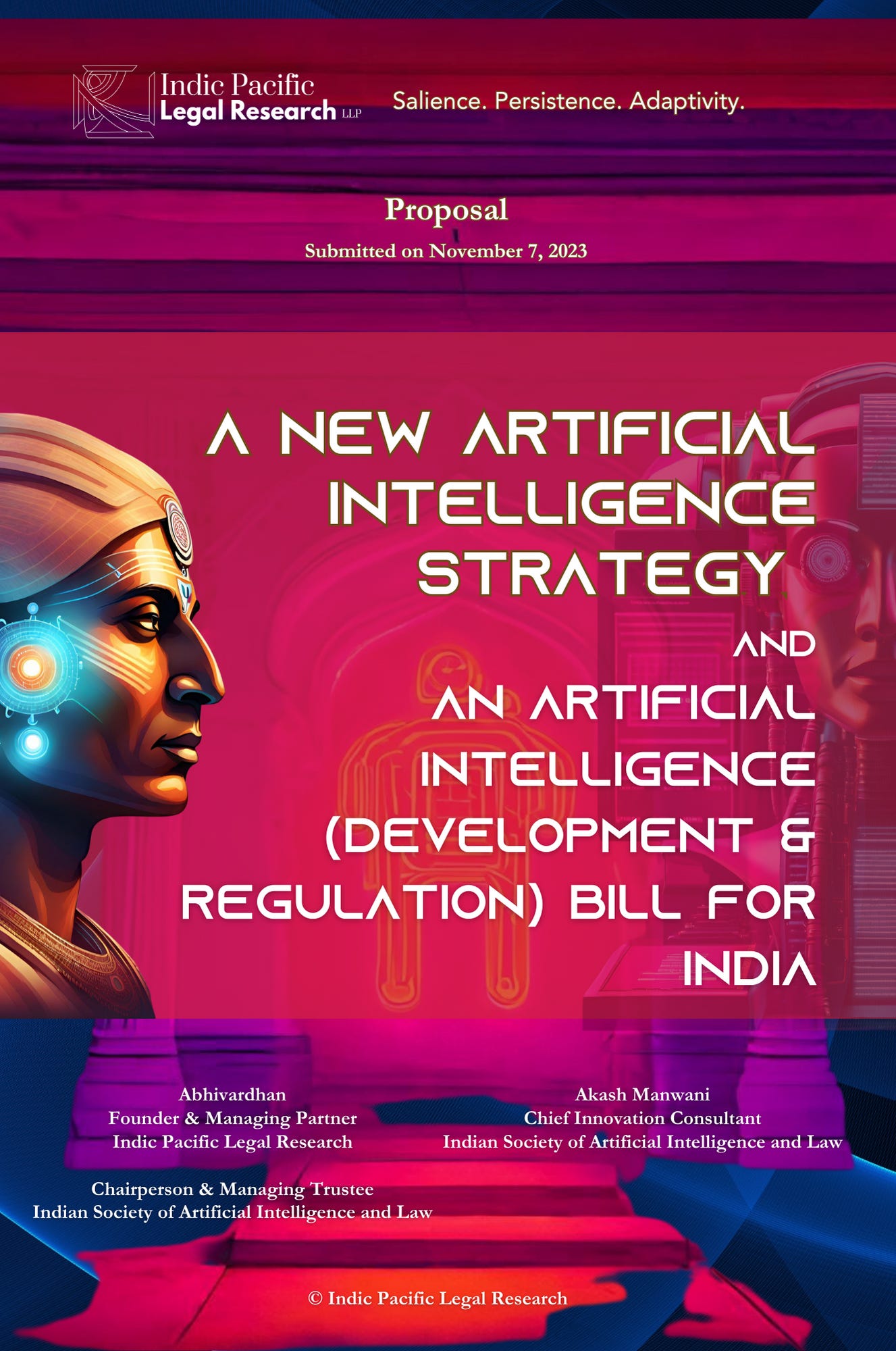 The Draft Artificial Intelligence (Development & Regulation) Bill, 2023