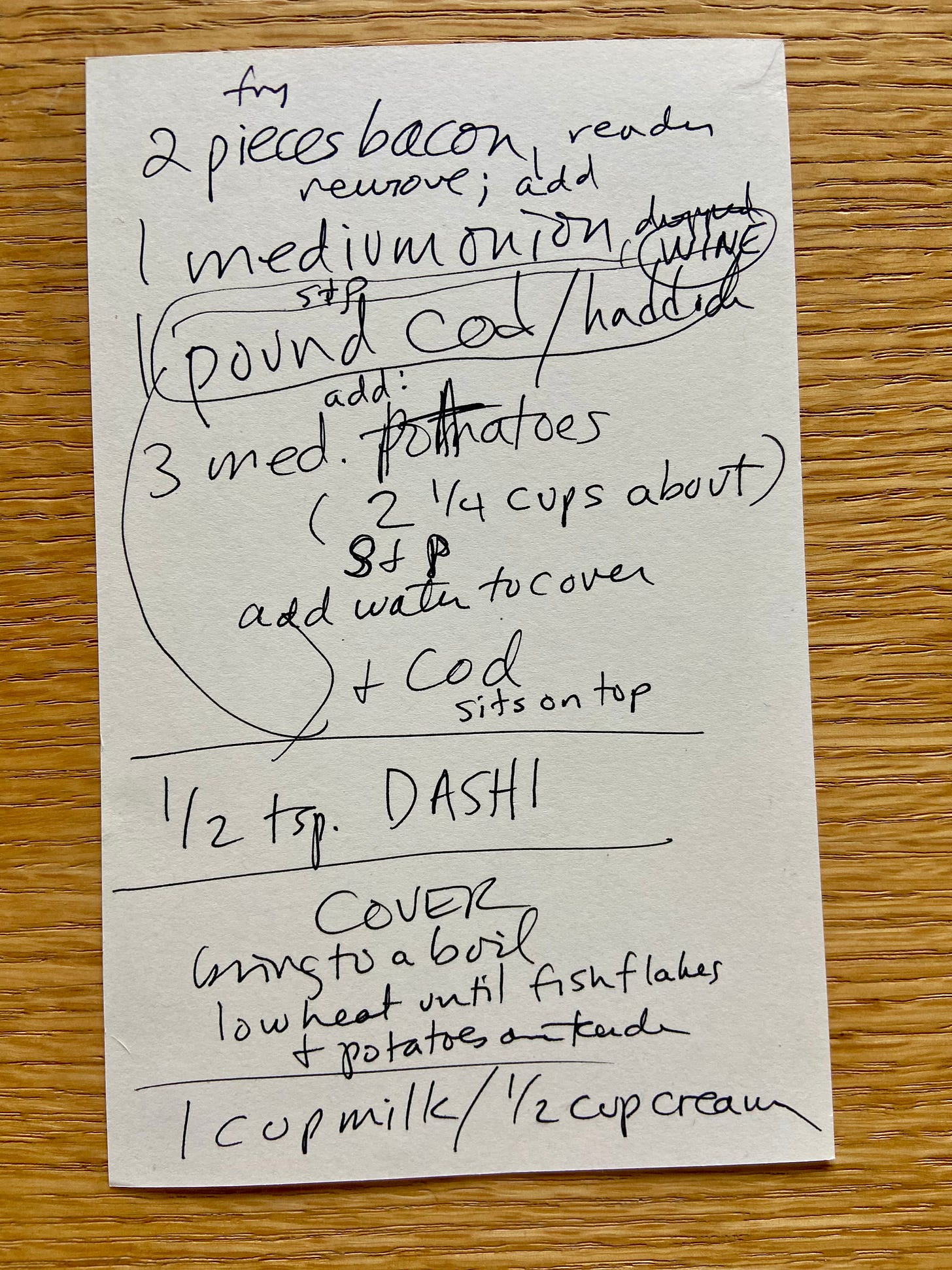 Maine-Style Fish Chowder · Dinner: A Love Story