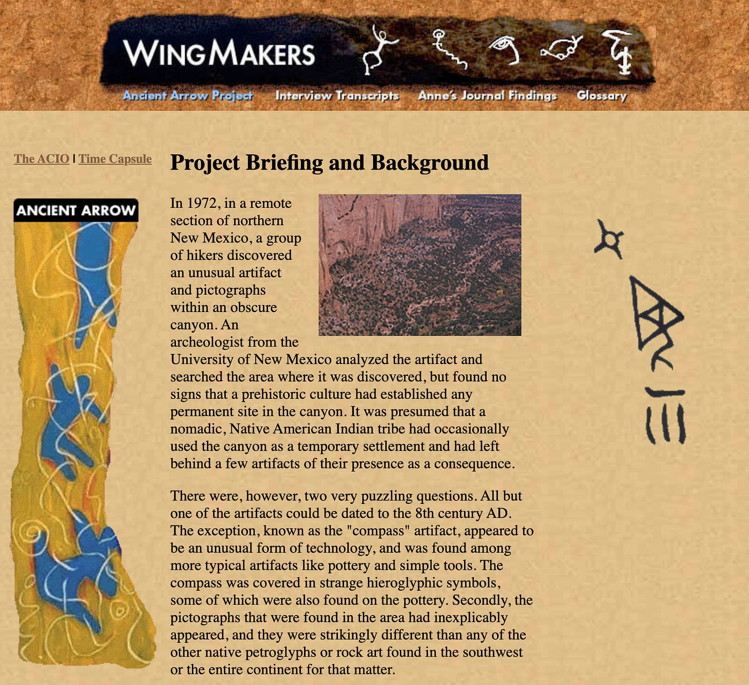 The Extraordinary Saga of the WingMakers Material