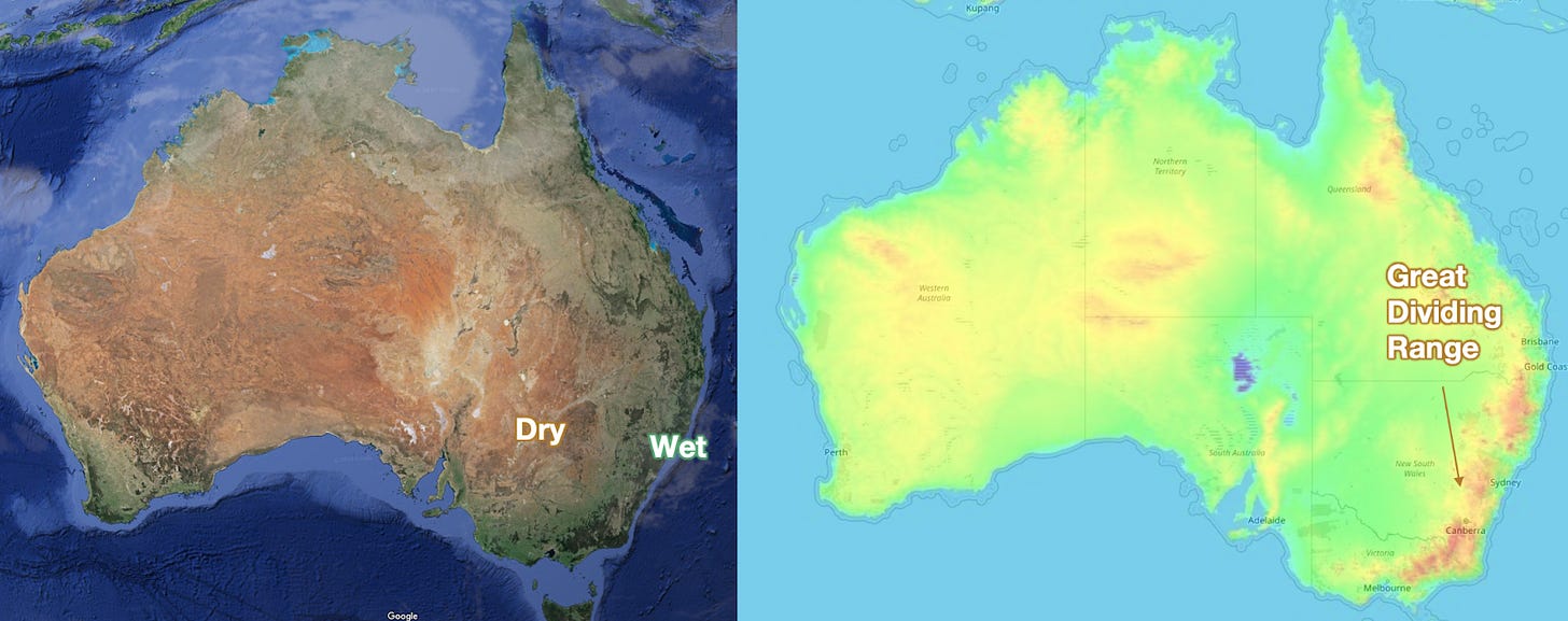 The Rain Shadow Effect - by Tomas Pueyo