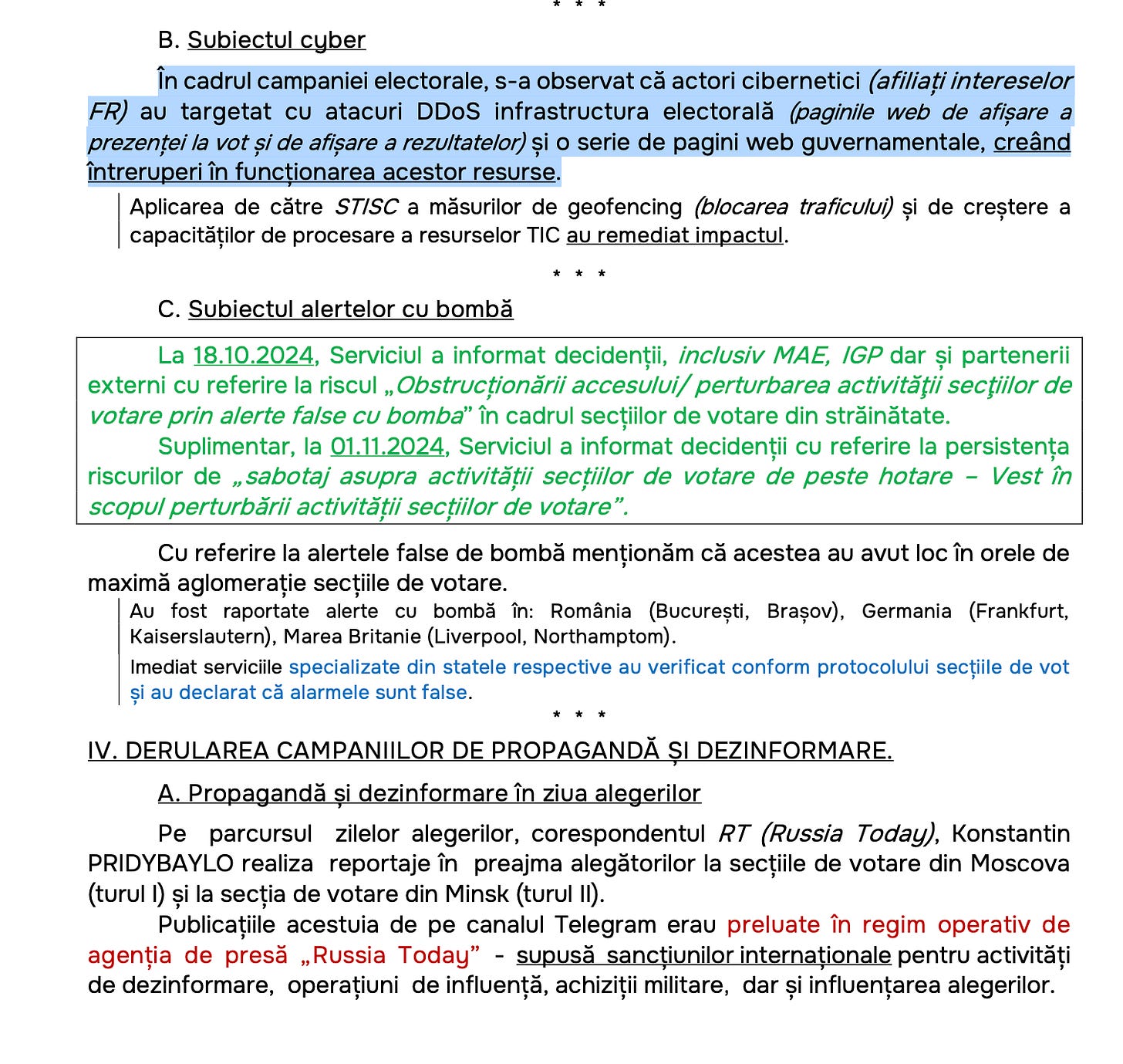 Liviu Alexa: Raportul serviciului secret al Republicii Moldova pe care ...