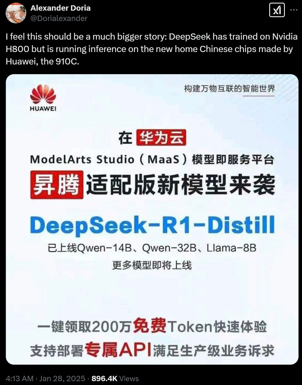 What's Huawei got to do with DeepSeek? - by Michael Spencer