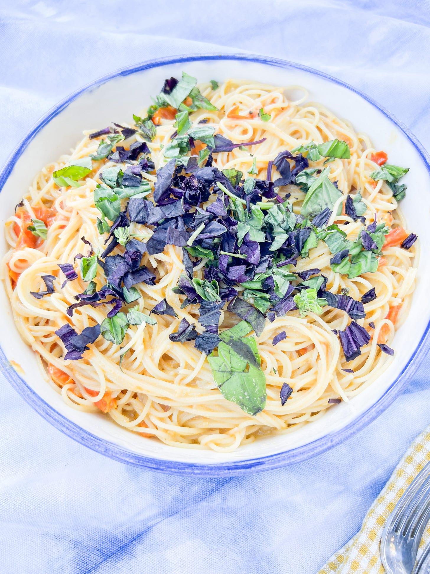tiny tomato pasta - by Caroline Chambers