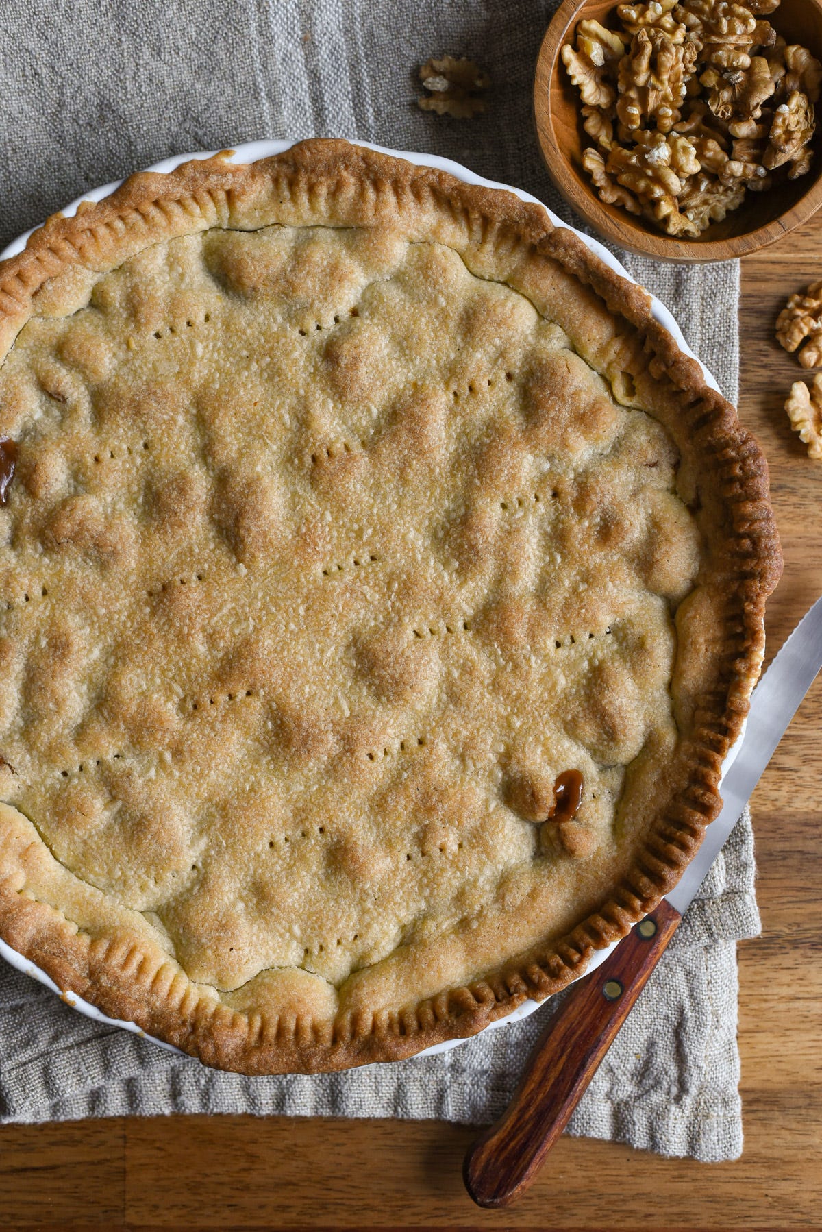 Salted Caramel Walnut Tart - by Audrey Le Goff